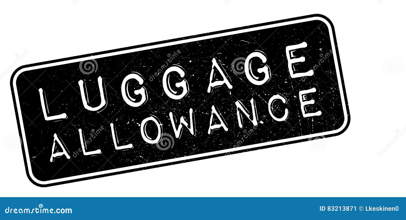 Luggage Allowance Rubber Stamp Stock Illustration - Illustration of ...