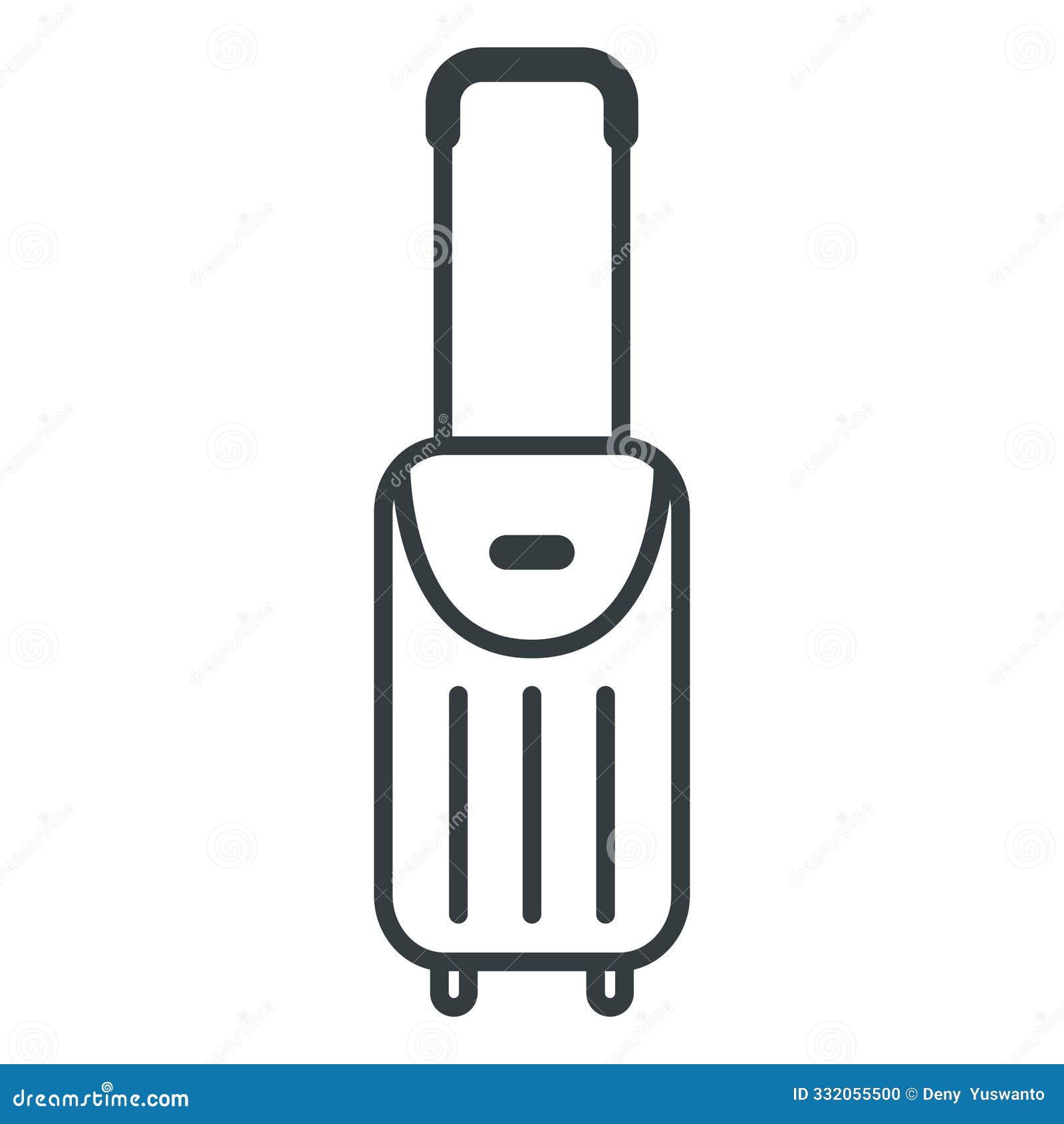 Luggage Icon Vector Design Template for Web or Print Stock Illustration ...