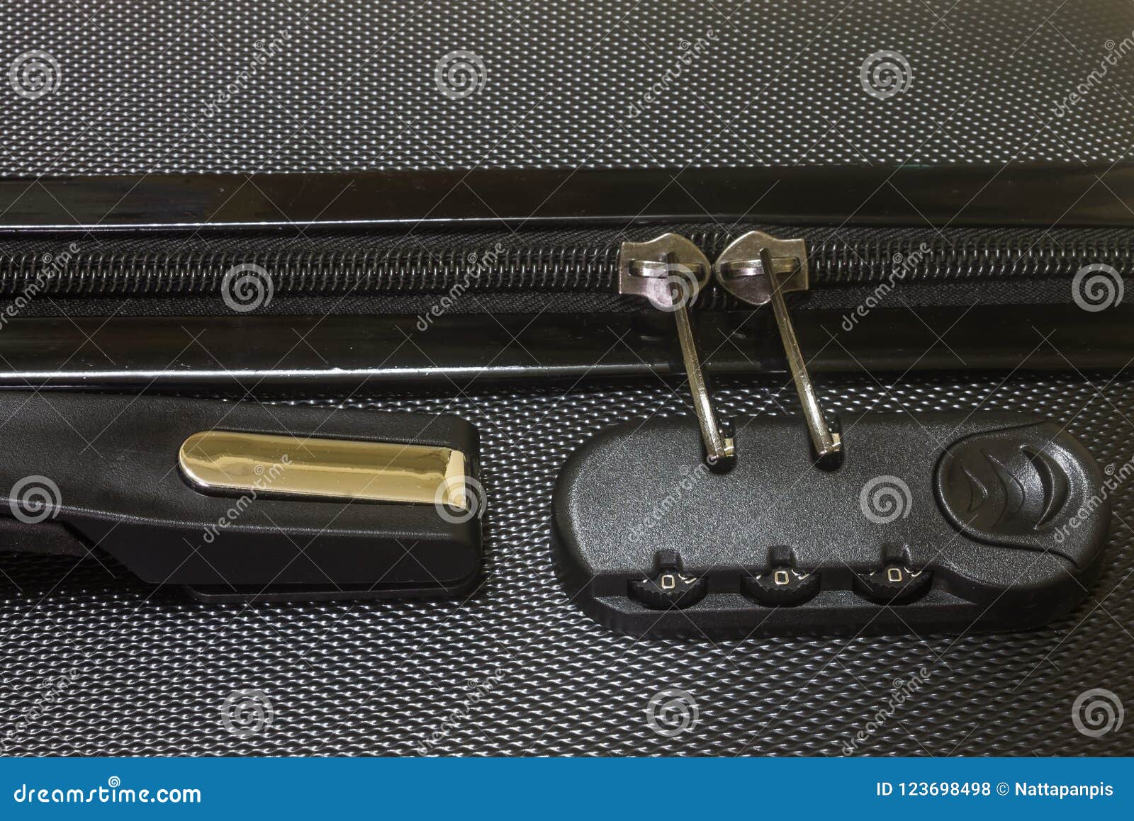 Luggage lock security code stock photo. Image of security - 123698498
