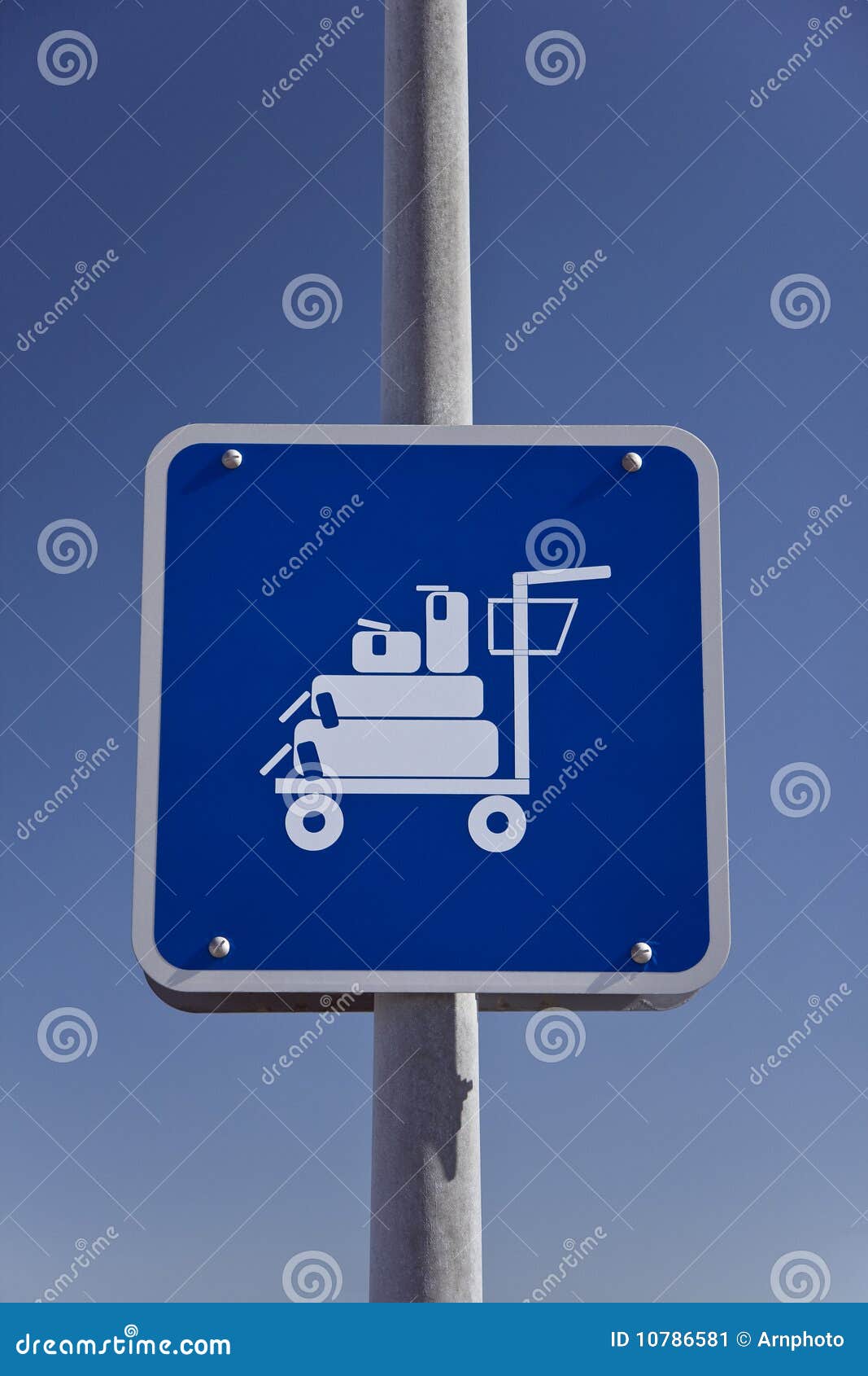 Luggage Sign stock image. Image of denmark, blue, white - 10786581
