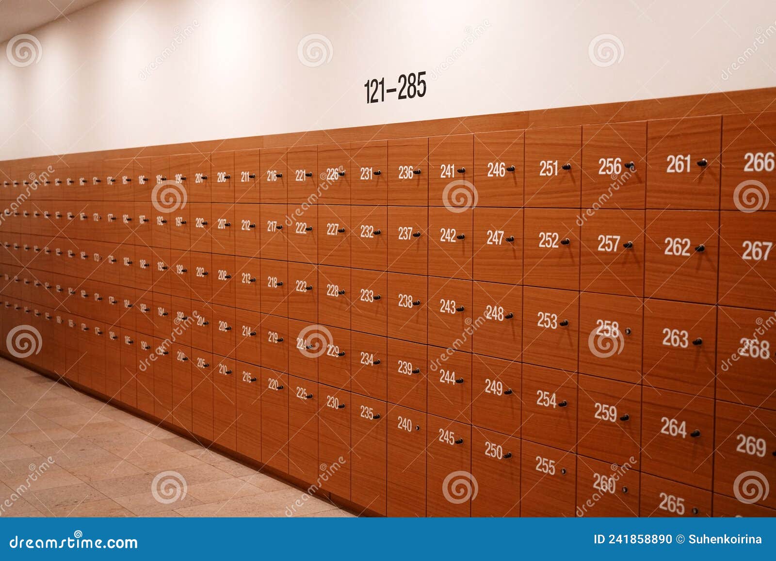 Luggage Storage, Museum Lockers Stock Photo - Image of metal, business ...