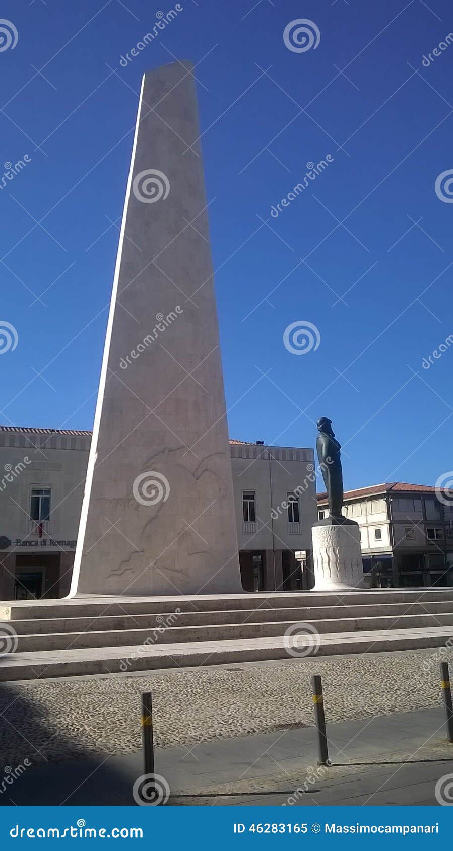 Lugo Francesco Baracca Monument Editorial Image - Image of aerial ...