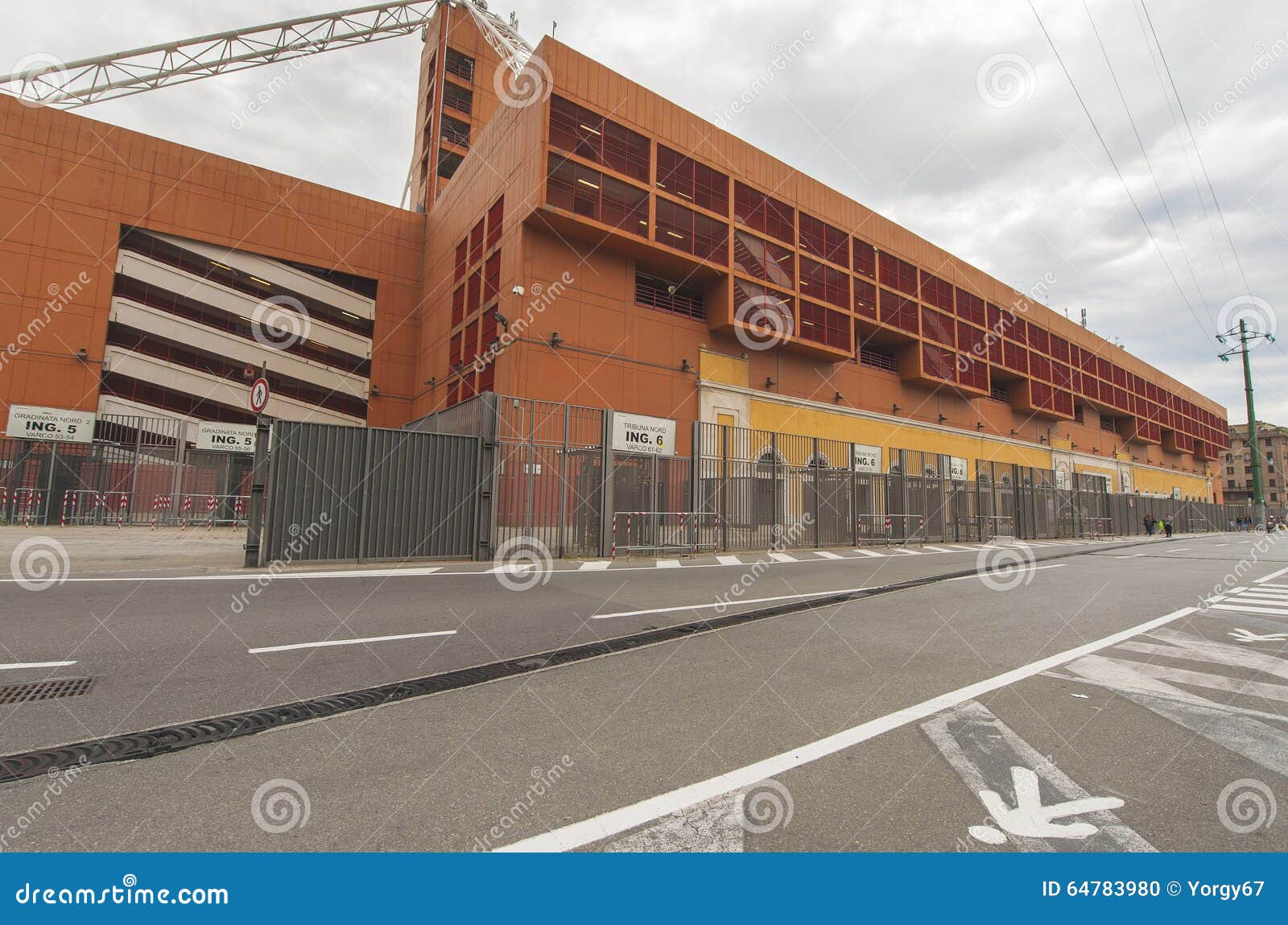 Luigi Ferraris Stadium editorial image. Image of football - 64783980