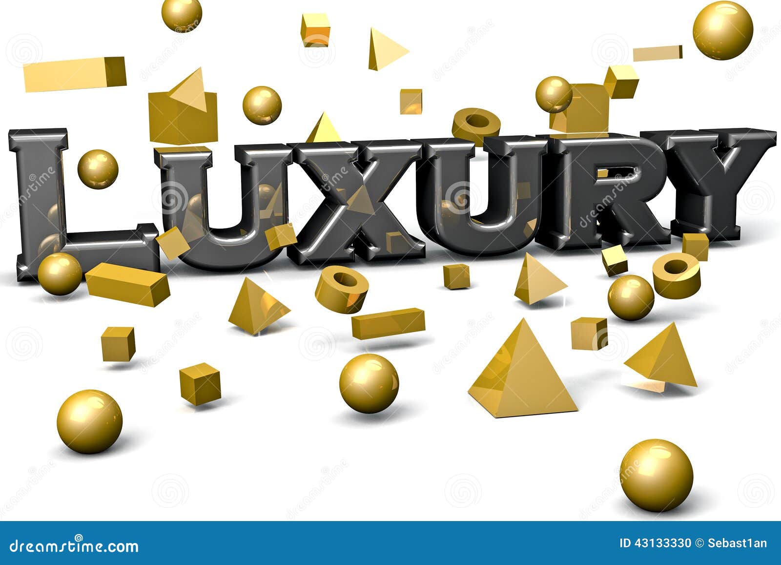 Lujo 3D stock de ilustración. Ilustración de lujo, cartas - 43133330