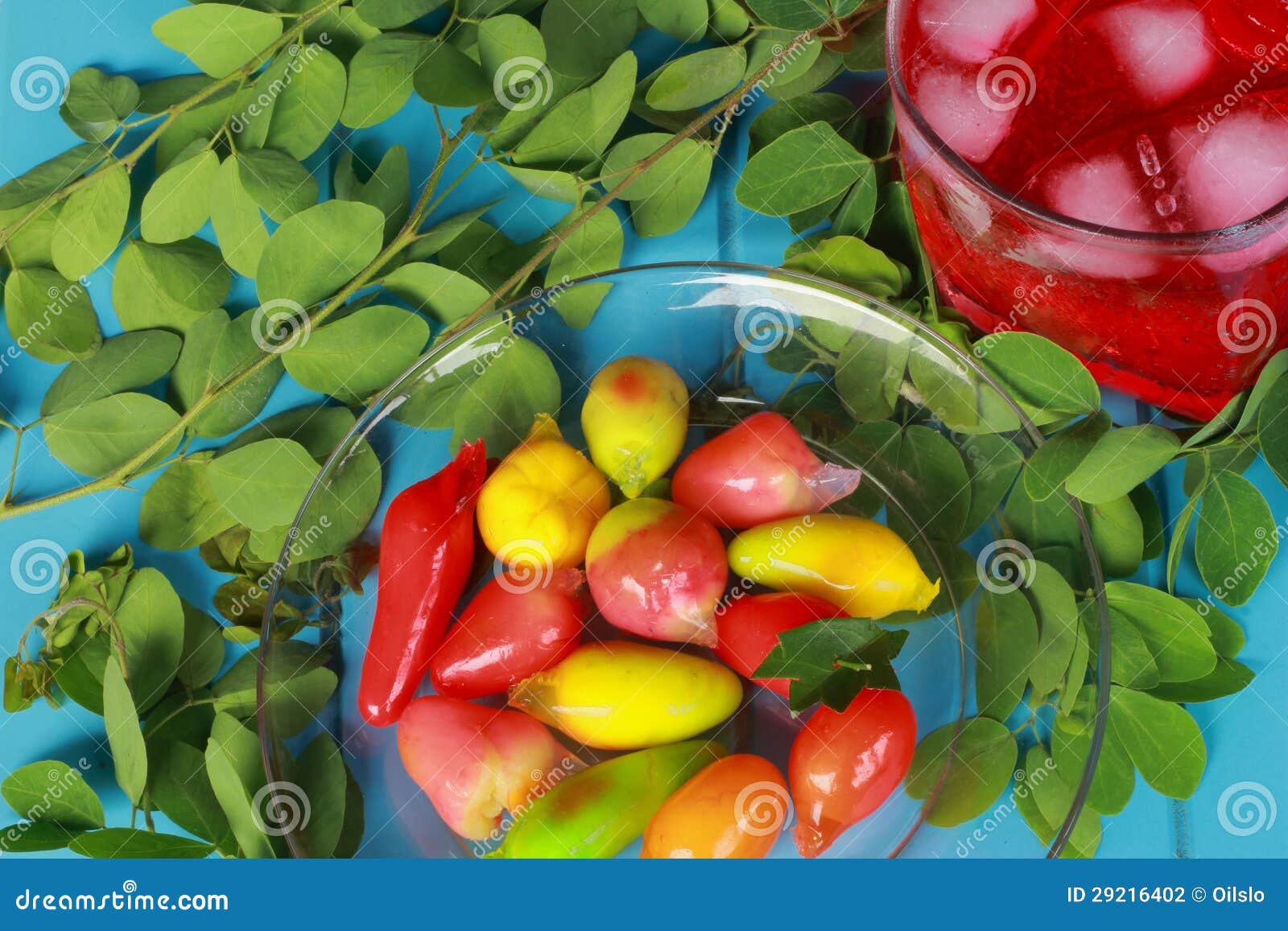 Luk Chup - Dessert Thailand Stock Photo - Image of colorful, beauty ...