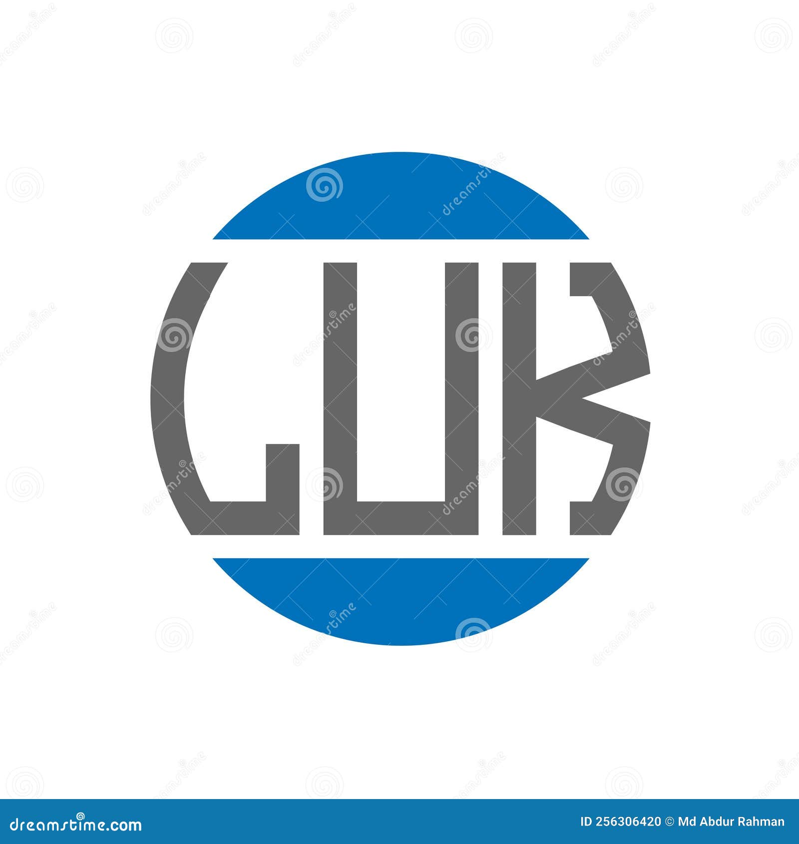 LUK Letter Logo Design On White Background. LUK Creative Initials ...