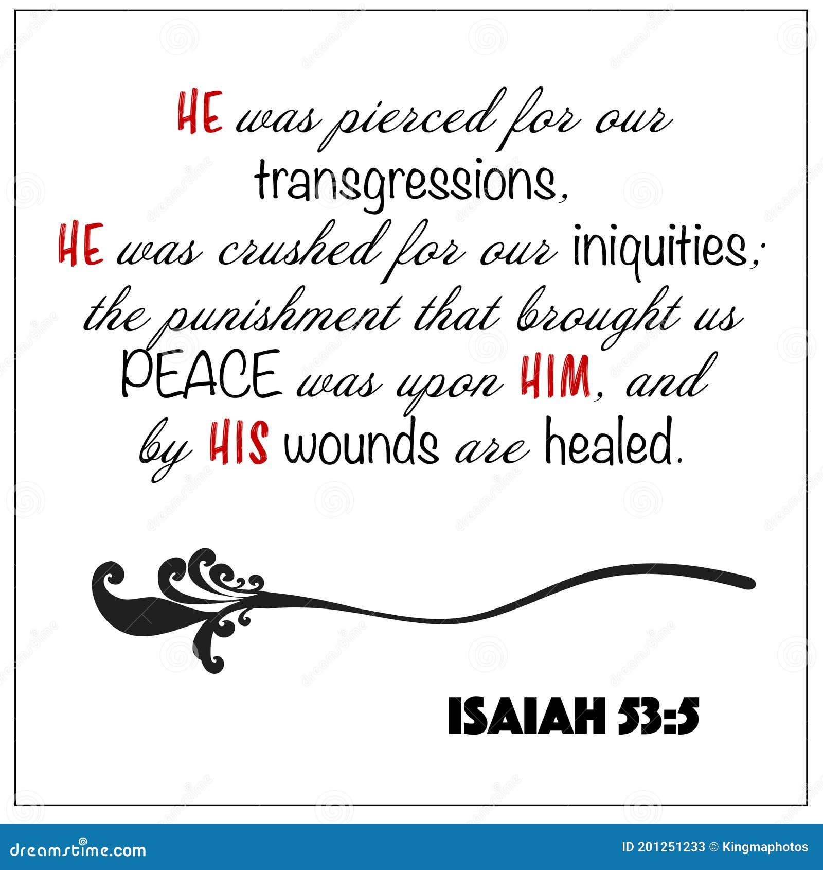 Isaiah 53:5 - He Was Pierced, Transgressions, Wounds We Are Healed ...