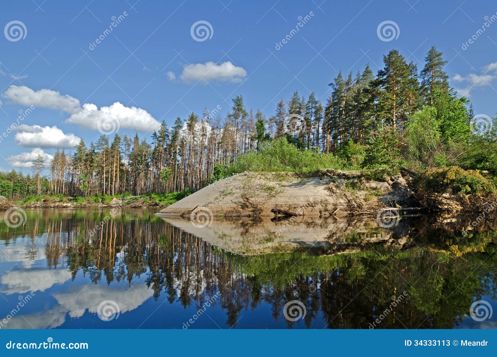 Lukh river (Russia) stock image. Image of sunlight, nature - 34333113