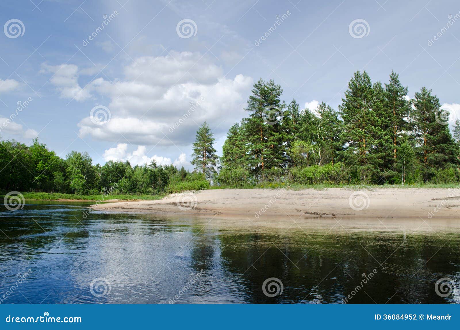 Lukh river (Russia) stock photo. Image of landscape, outdoors - 36084952