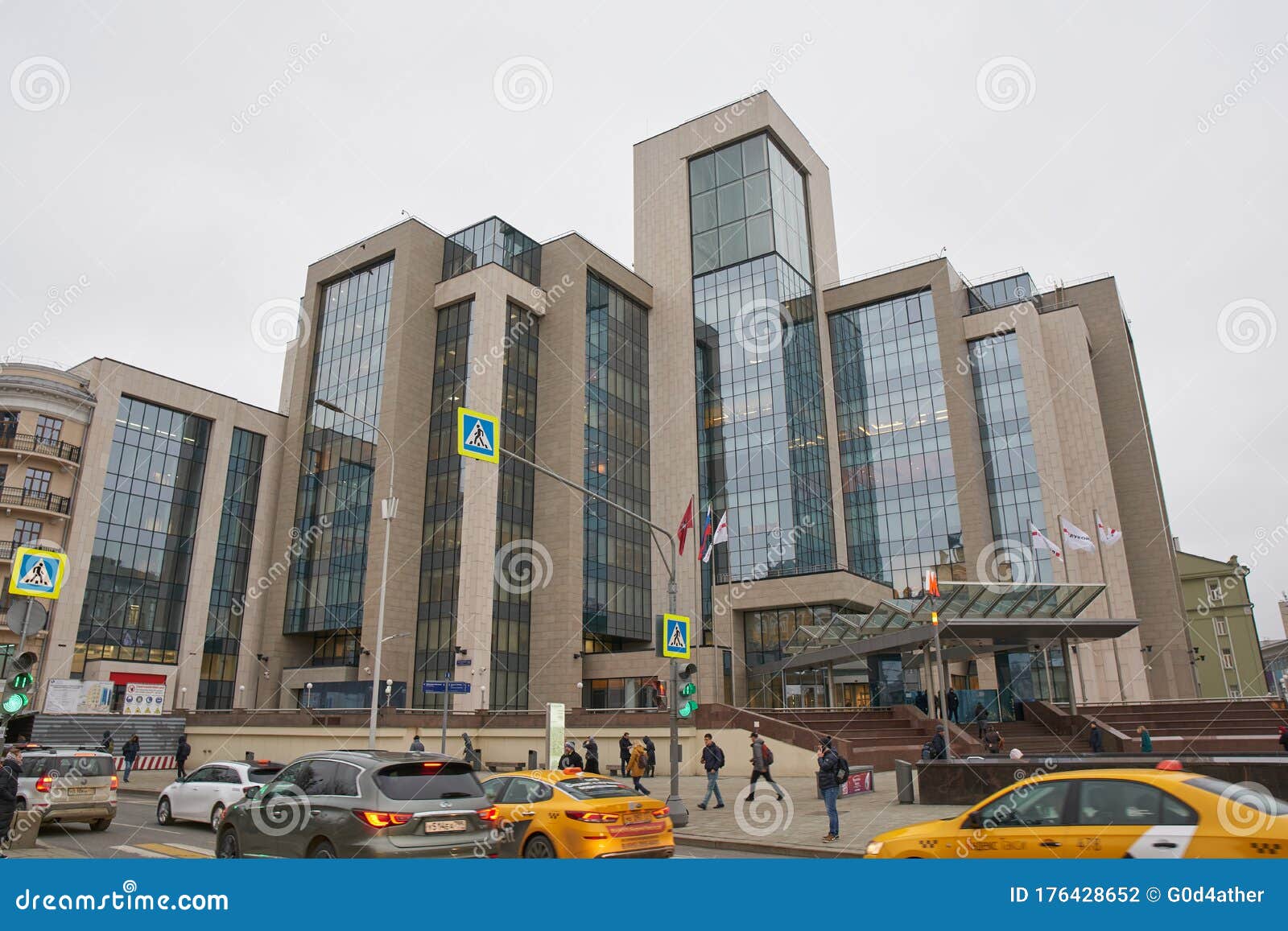 Lukoil headquarters editorial photography. Image of business - 176428652
