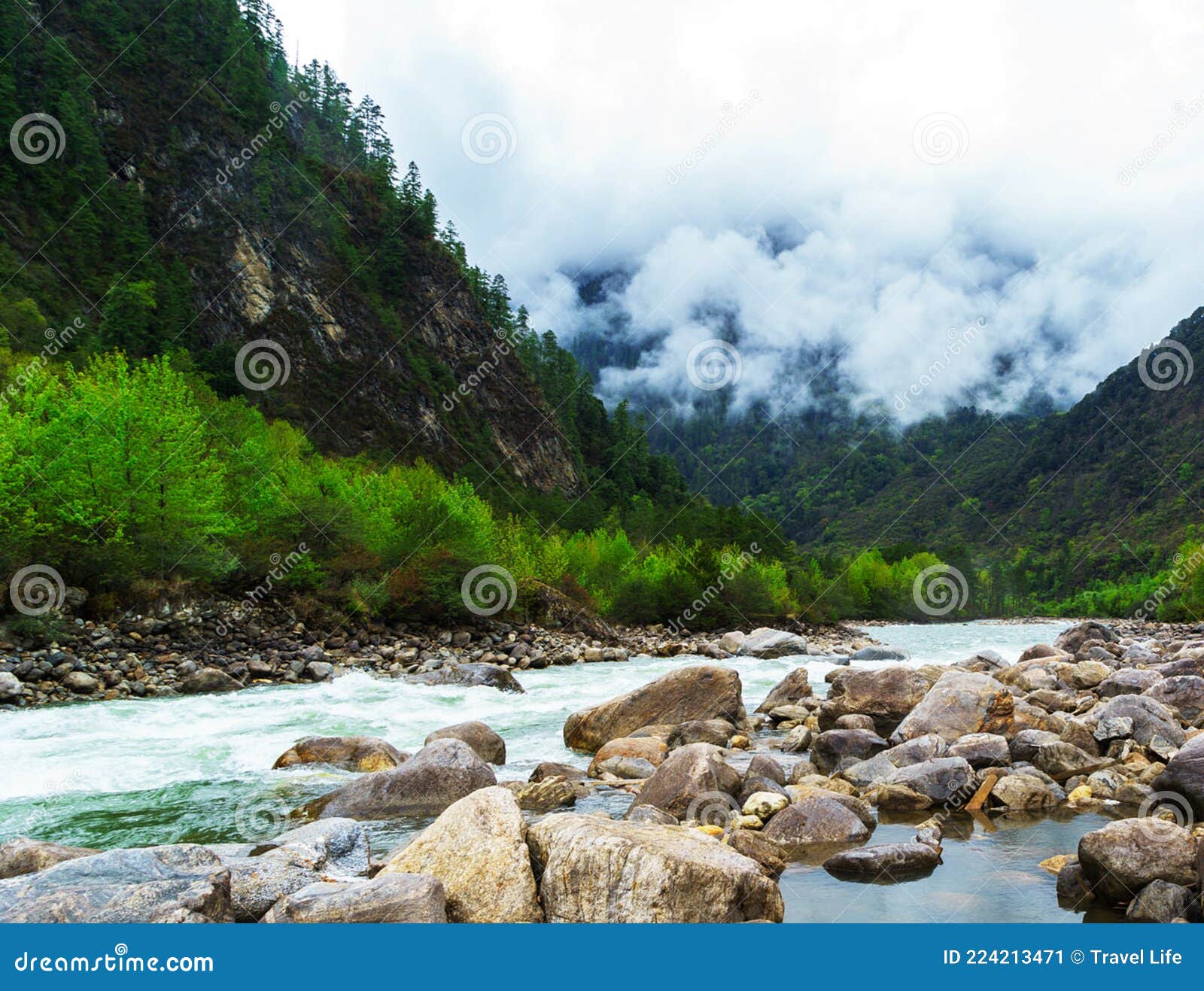 Tibet Landscape stock image. Image of china, lofty, world - 224213471
