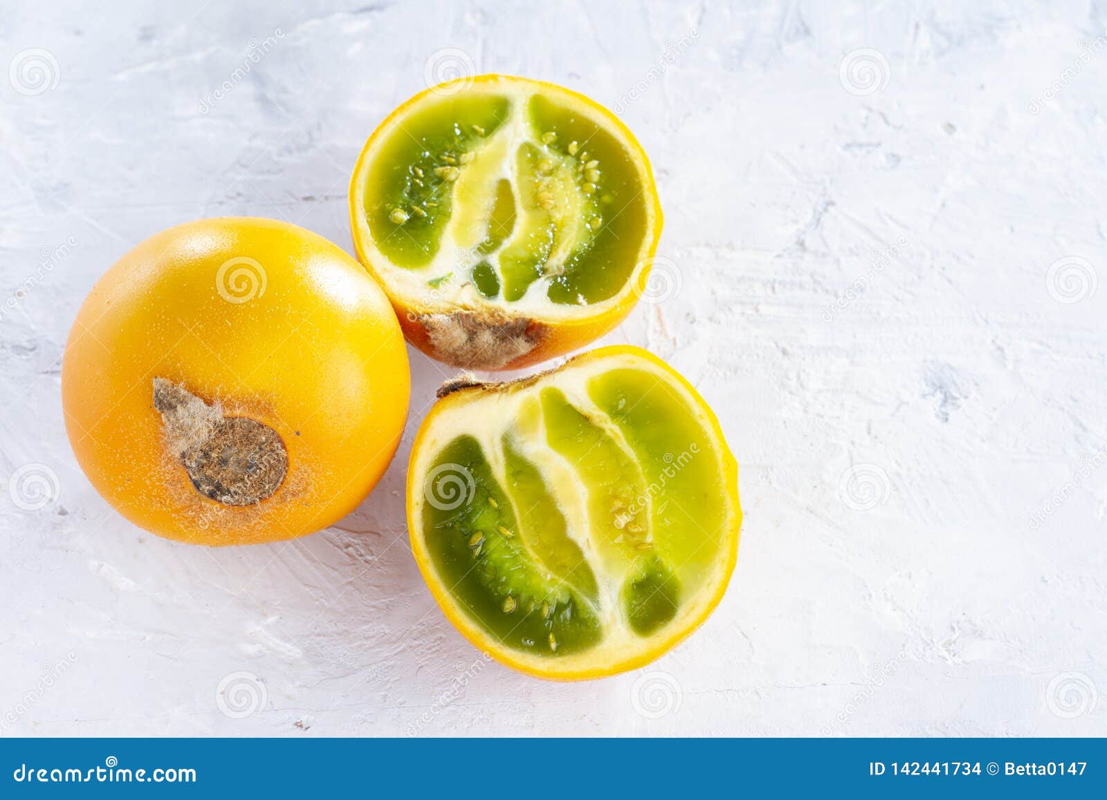 Lulo Fruit On White Background Stock Photo - Image of lulo, diet: 142441734