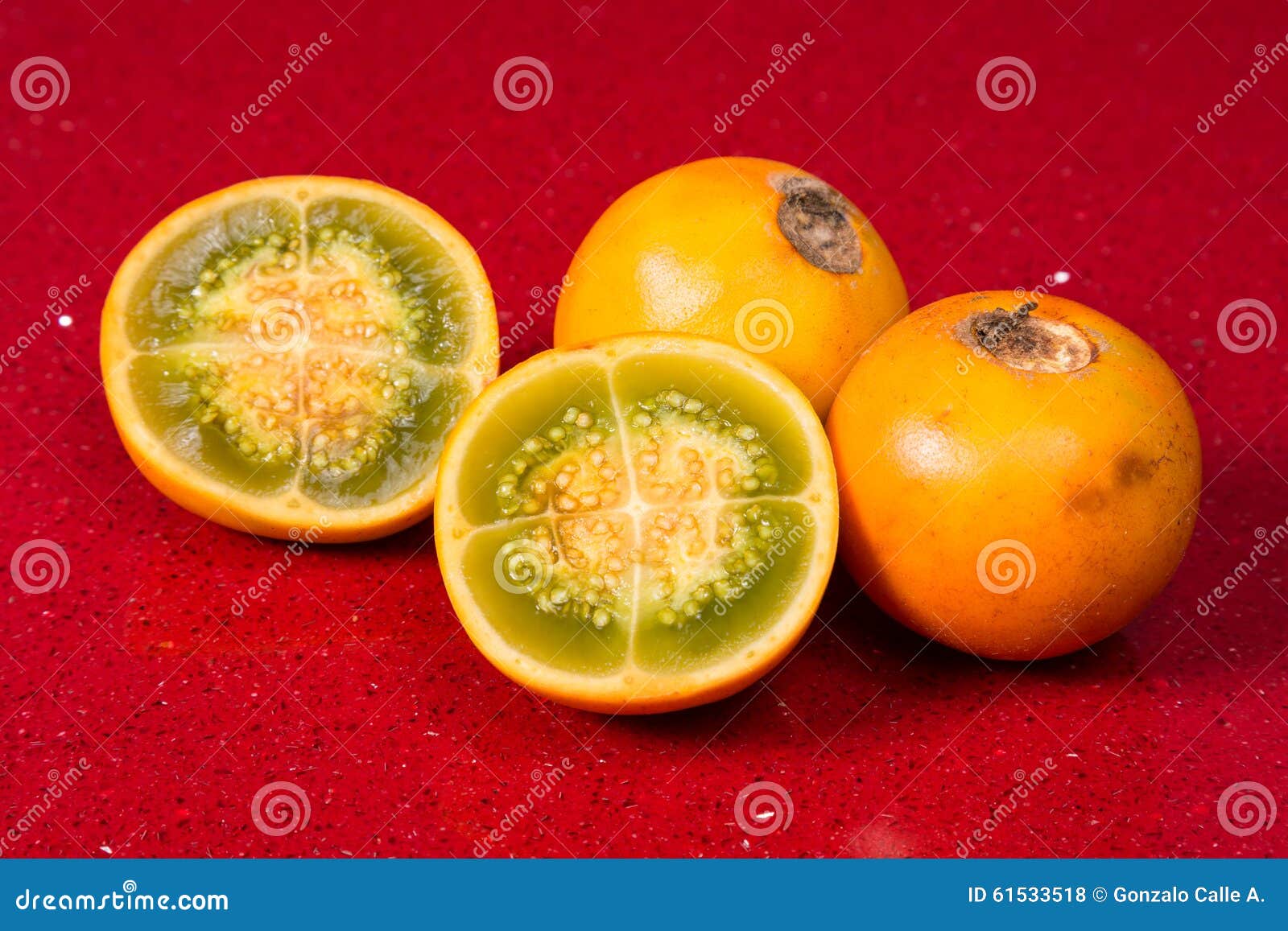 Lulo Tasty Tropical Fruit Royalty-Free Stock Photography ...