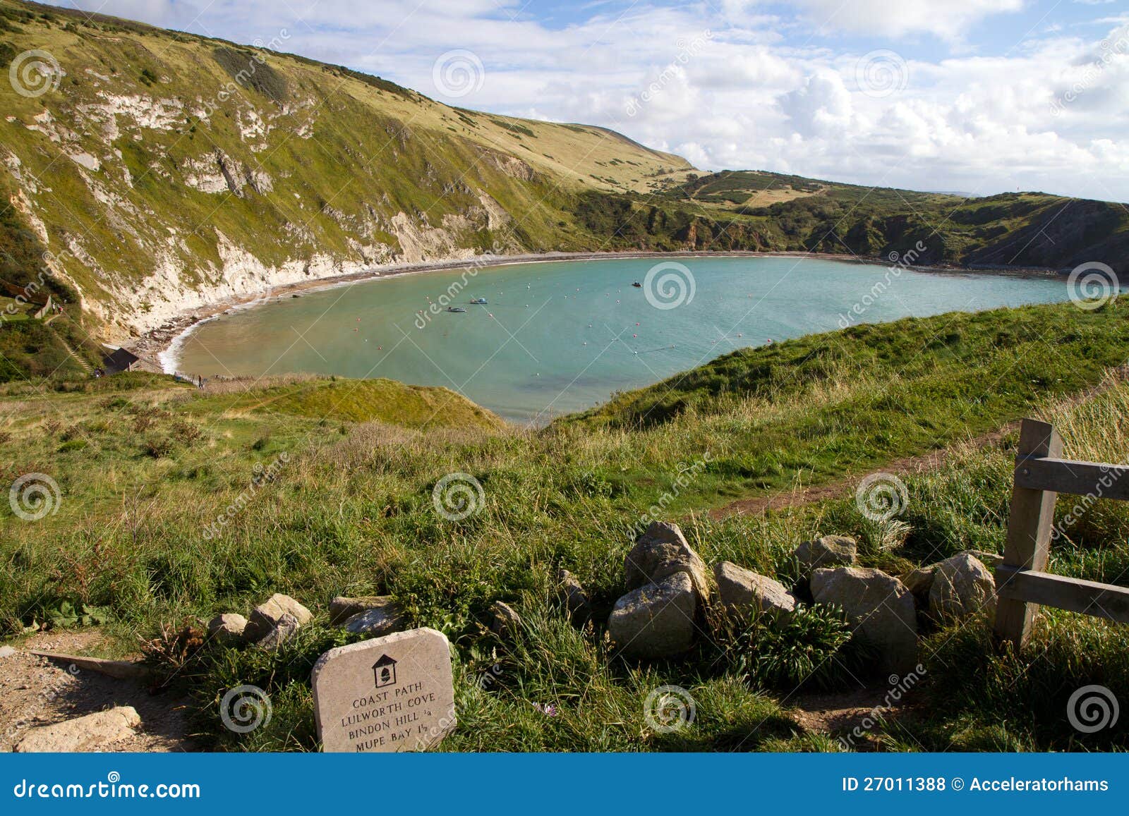 Lulworth Cove Dorset England Stock Photo - Image of beaches, inlet ...