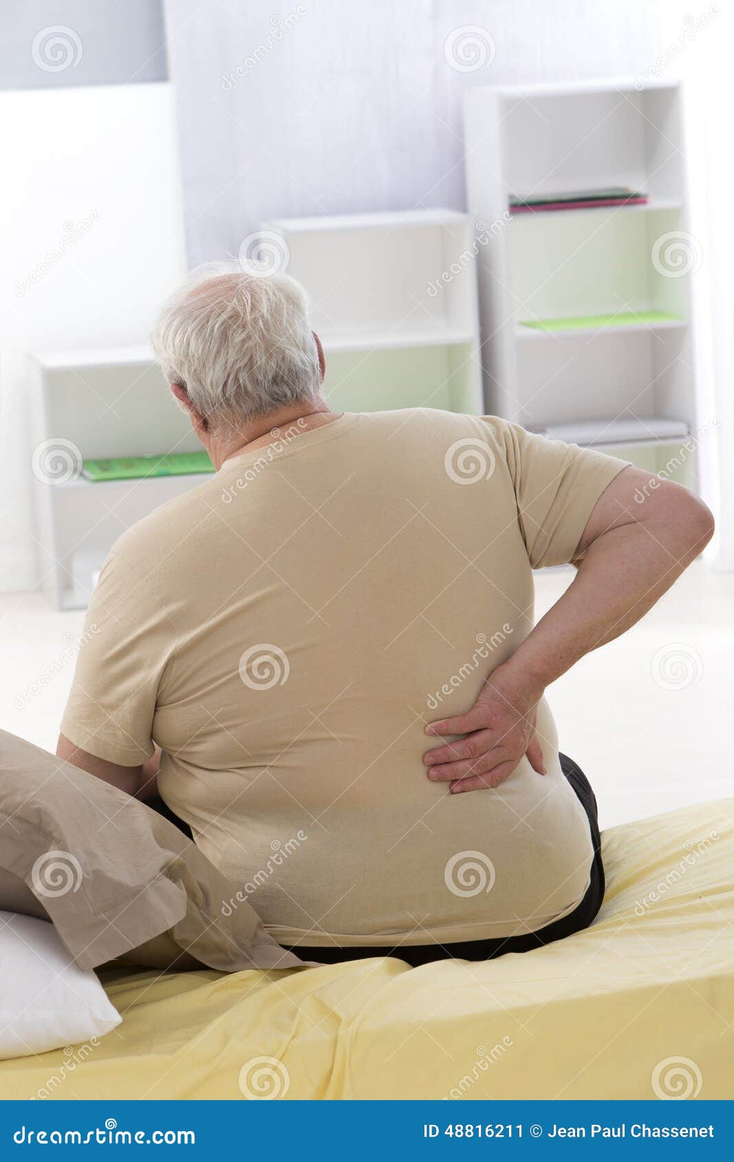 LUMBAGO SENIOR stock image. Image of medicine, problem - 48816211