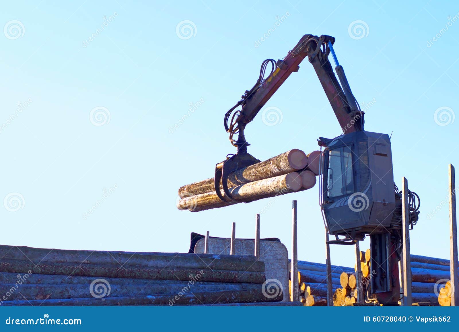 Stacking Saw Logs,pallet Lumber Royalty-Free Stock Photo ...