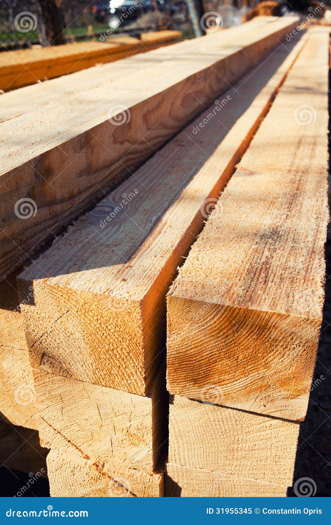 Lumber stack stock image. Image of plank, natural, assembly - 31955345
