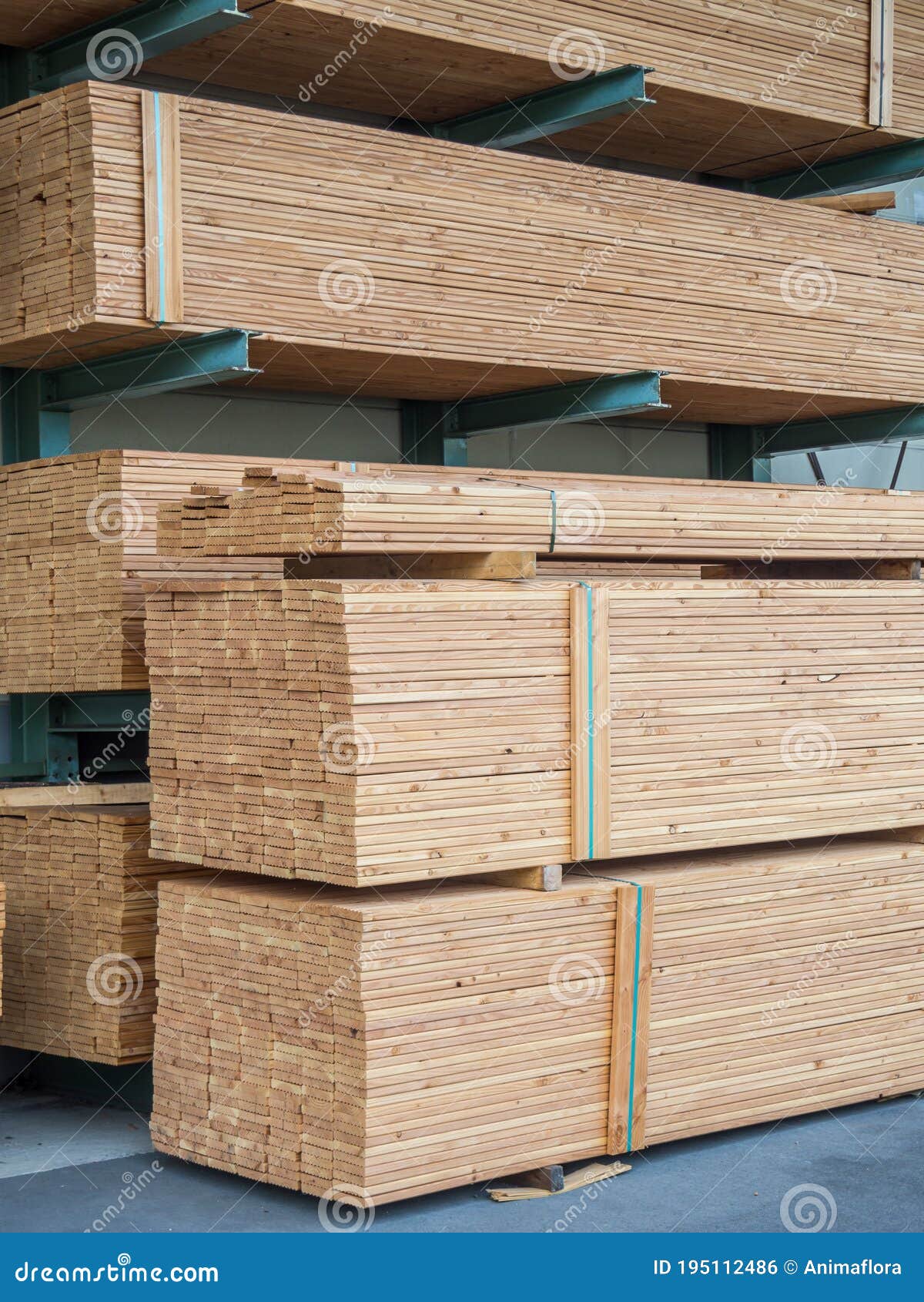 Lumber Structural Timber Indusrty Material Stock Photo - Image of ...