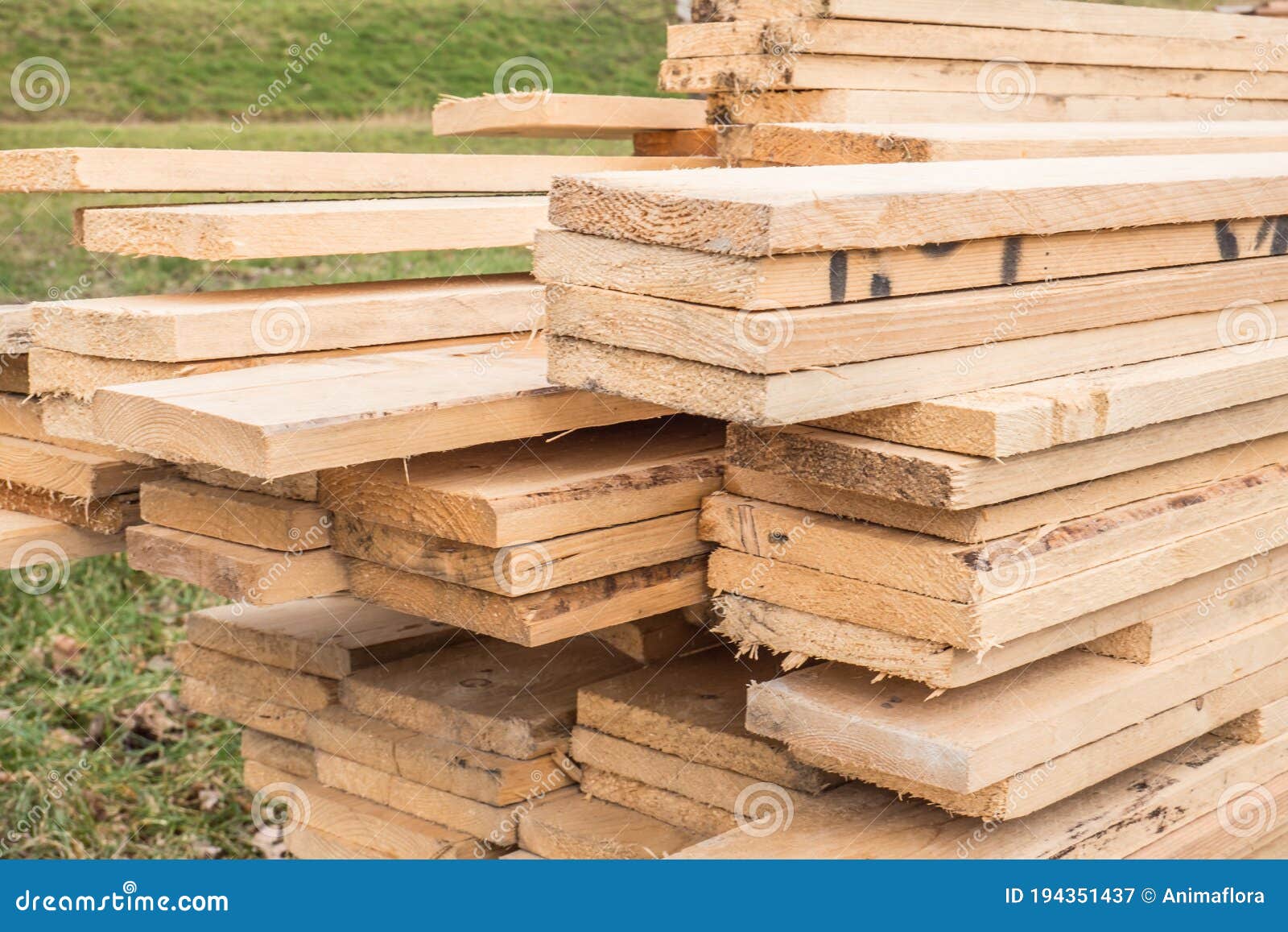 Lumber Structural Timber Indusrty Material Stock Image - Image of ...
