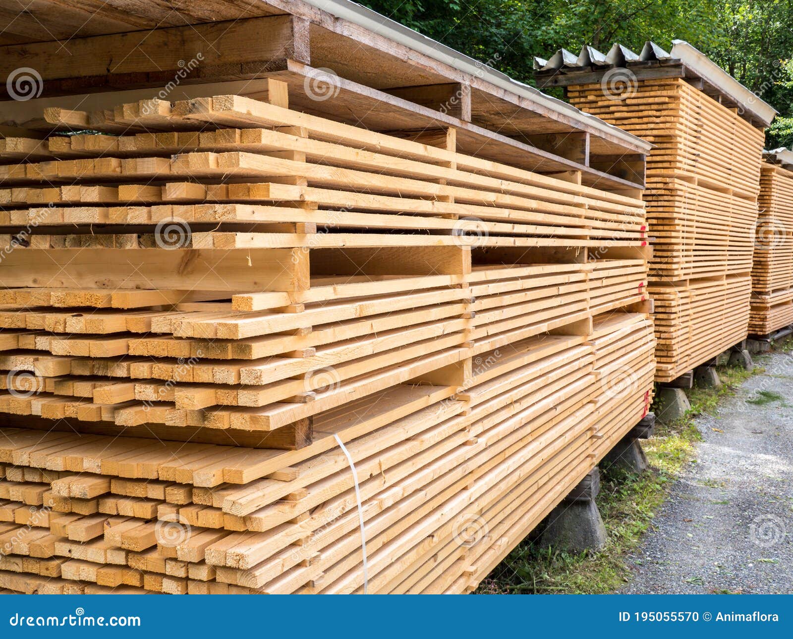 Lumber Structural Timber Indusrty Material Stock Photo - Image of ...