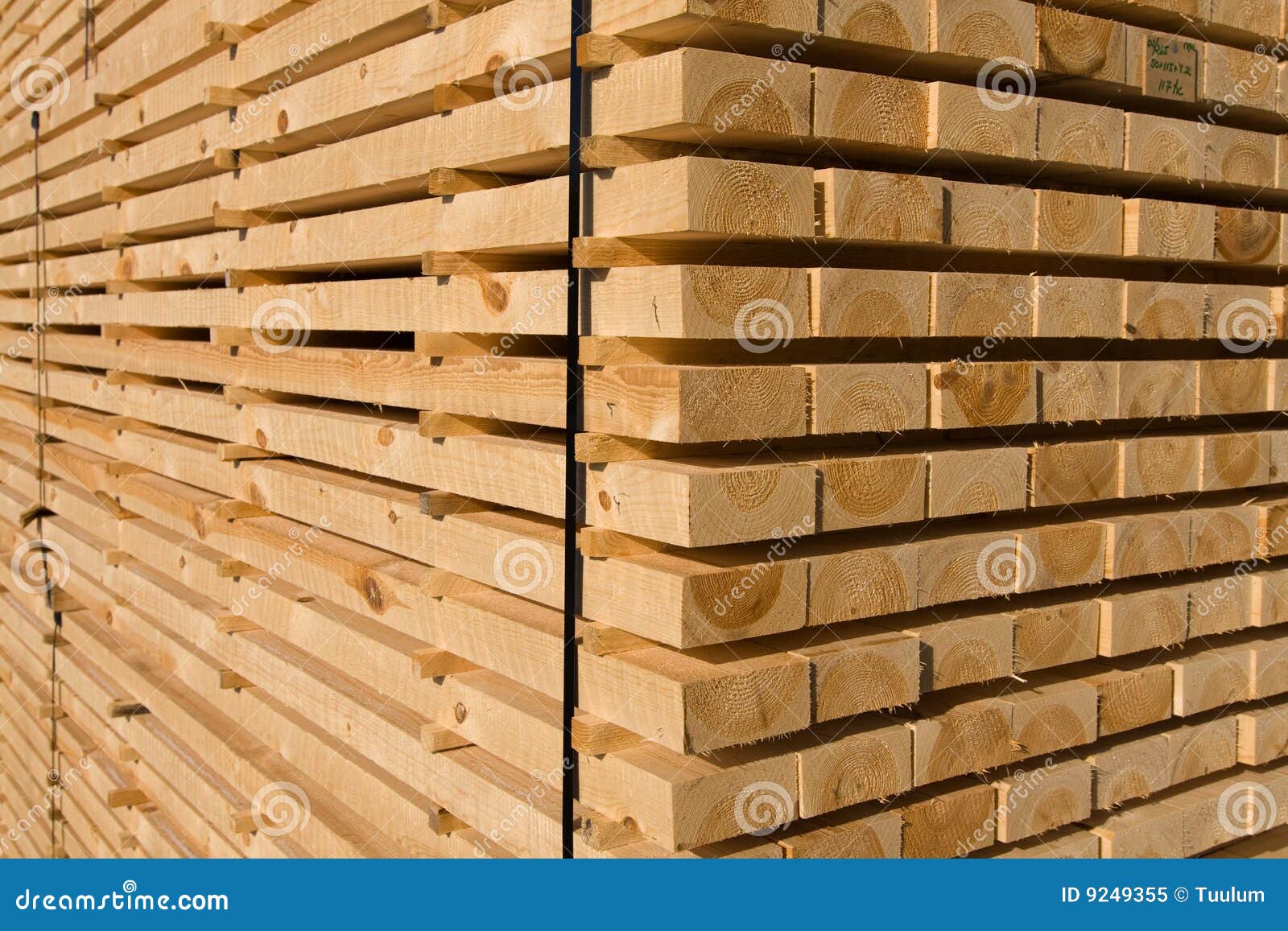 Lumber and timber stock image. Image of processing, stacked - 9249355