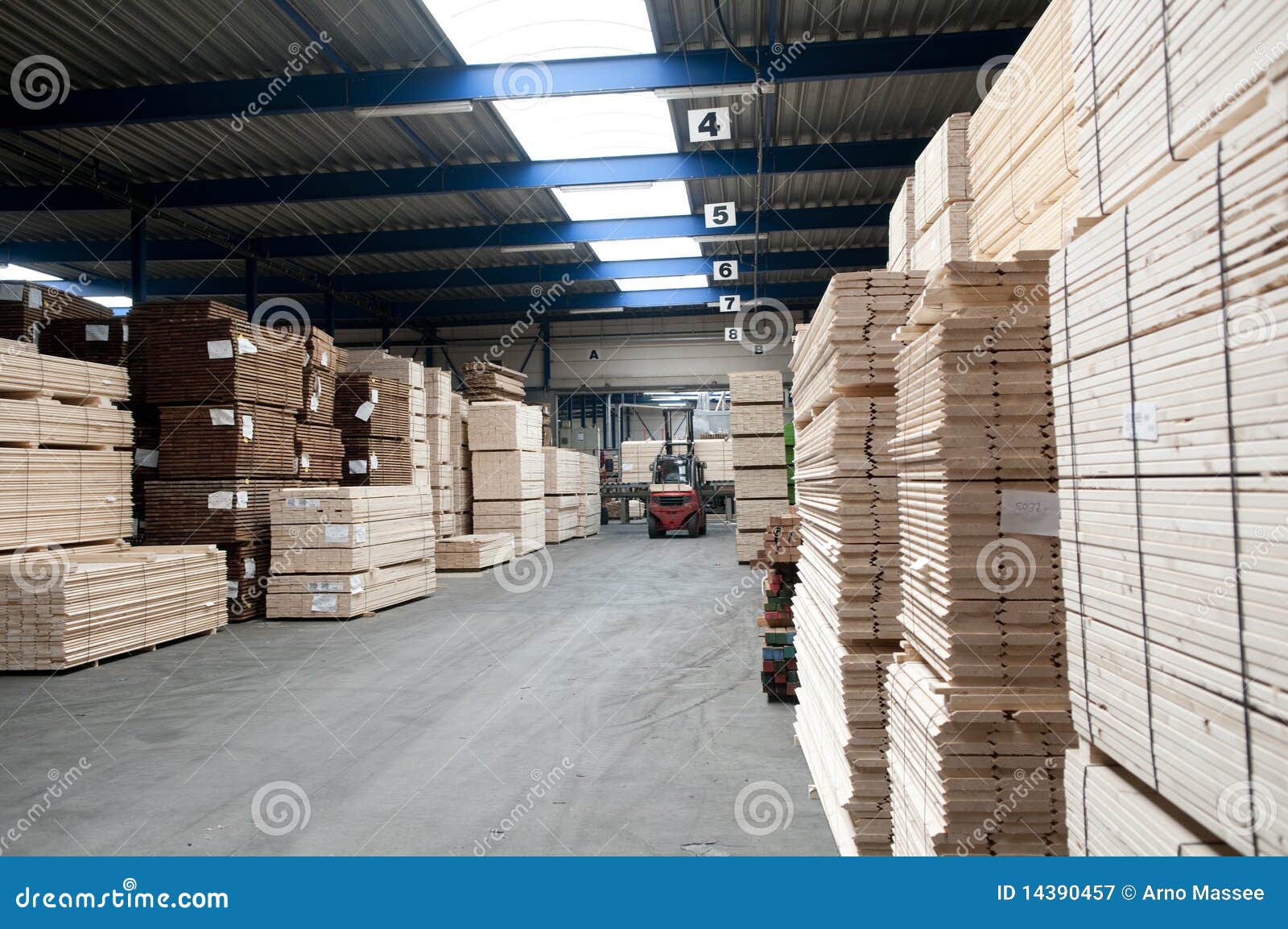Lumber warehouse stock image. Image of warehouse, hardwood - 14390457