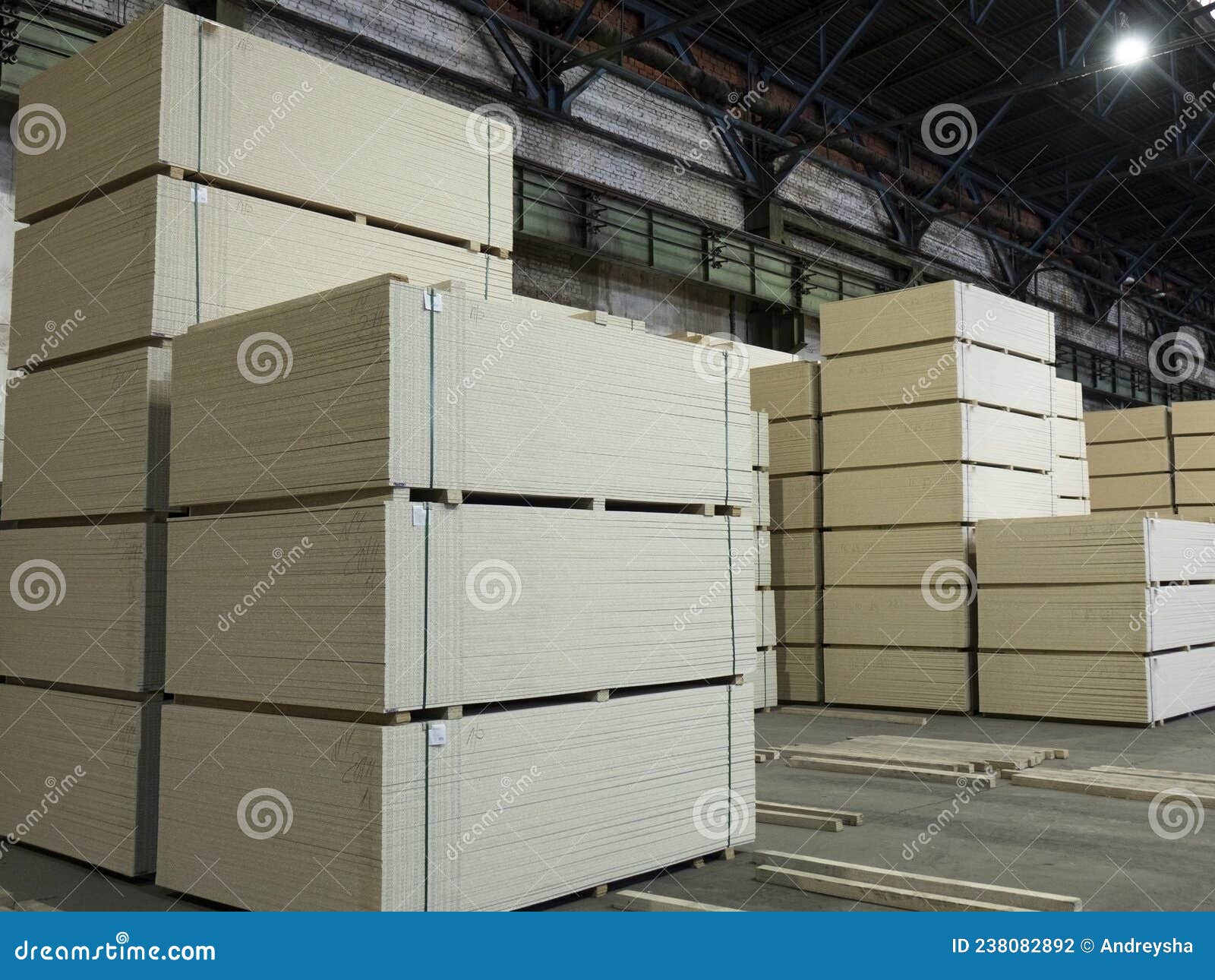 Stack Of Industrial Plastic Pallets Stock Photo | CartoonDealer.com ...