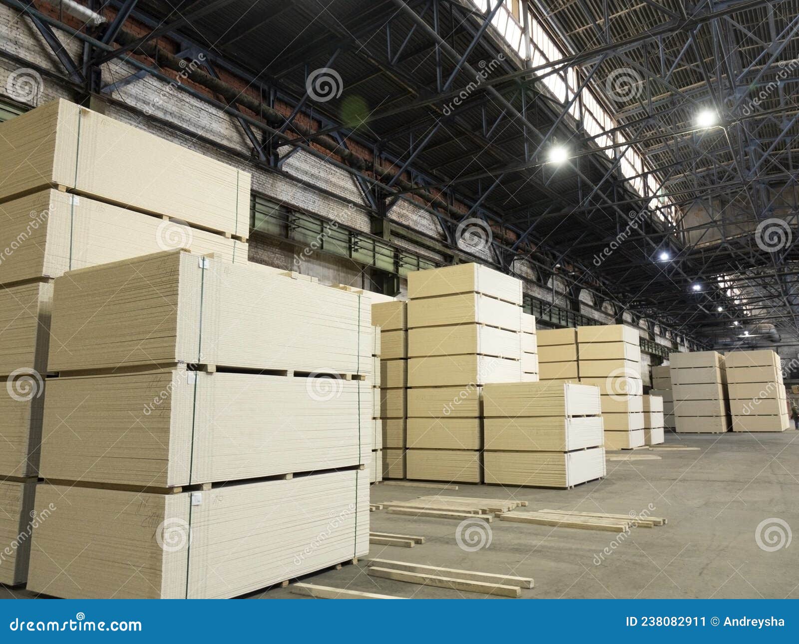 Stack Of Industrial Plastic Pallets Stock Photo | CartoonDealer.com ...