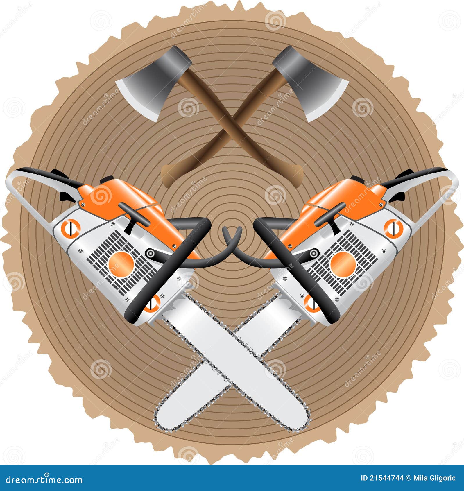 Lumberjack Ax. Flying Axe With Wings. Axeman Logo Cartoon Vector ...