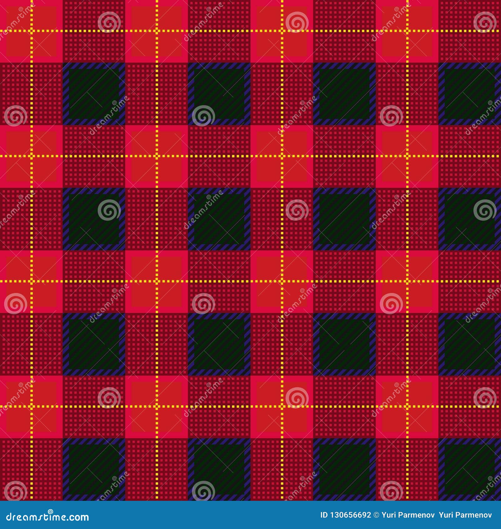 Lumberjack Plaid Pattern. Seamless Vector Background. Alternating ...