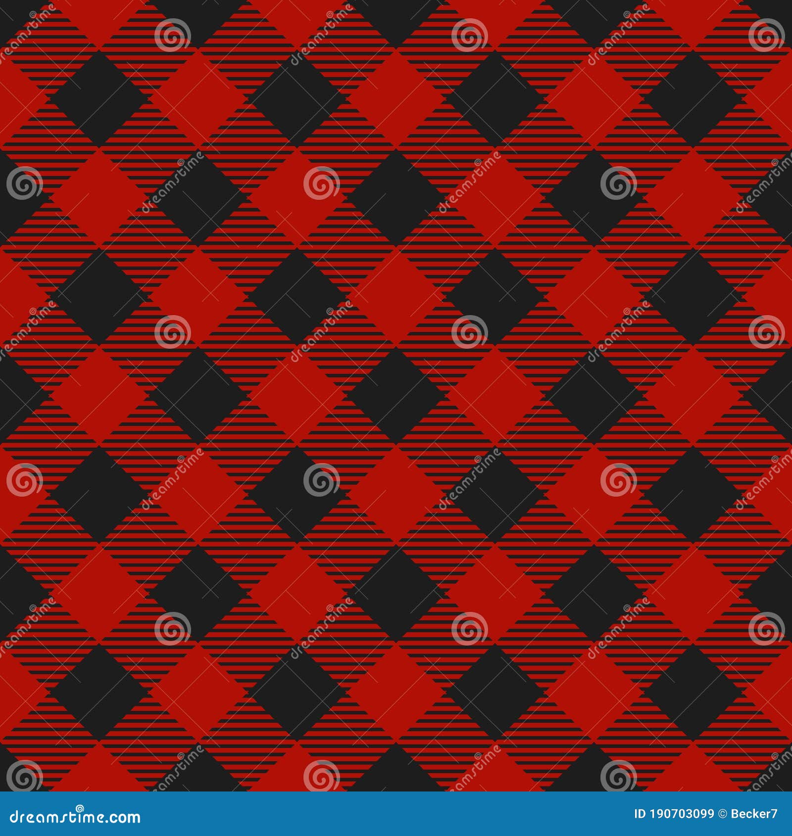 Lumberjack Plaid Pattern. Vector Illustration. Textile Template Stock ...