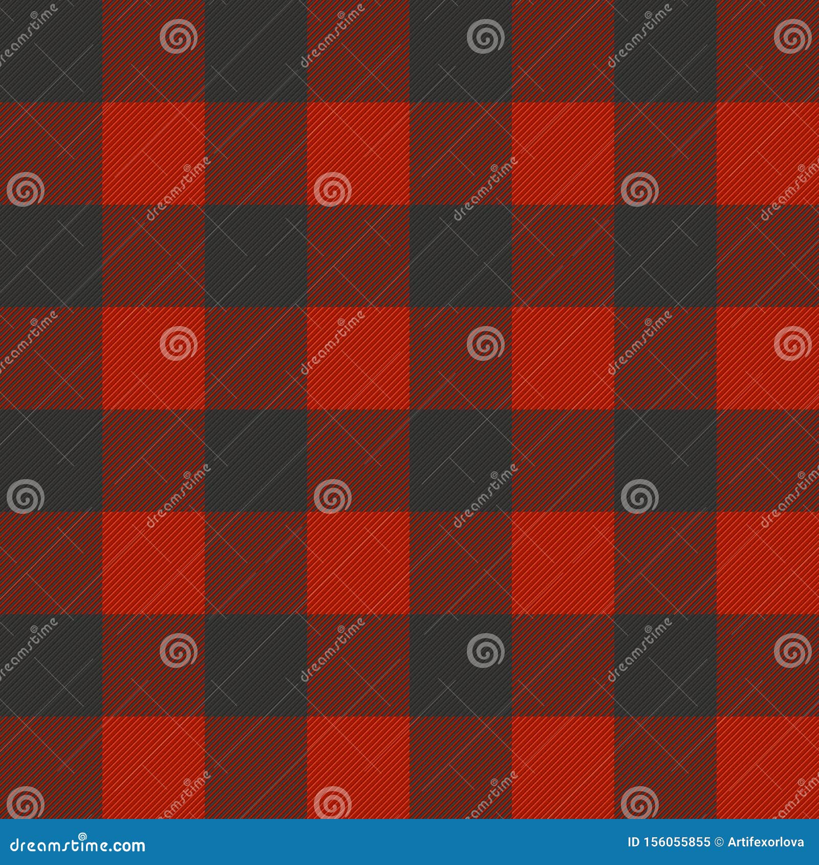 Lumberjack Plaid Seamless Pattern Texture. EPS 10 Stock Vector ...