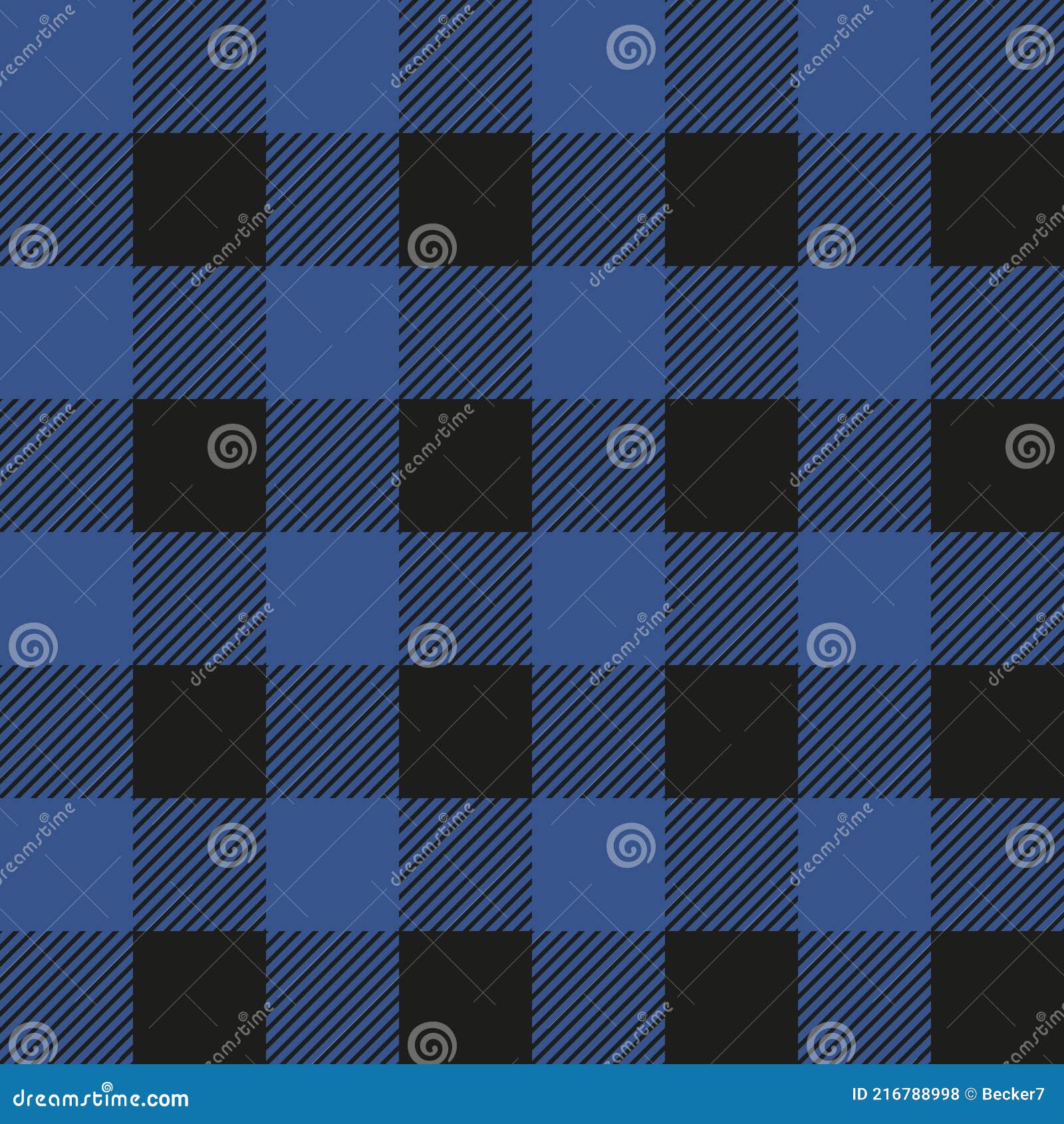 Lumberjack Plaid Seamless Pattern. Vector Textile Template Illustration ...