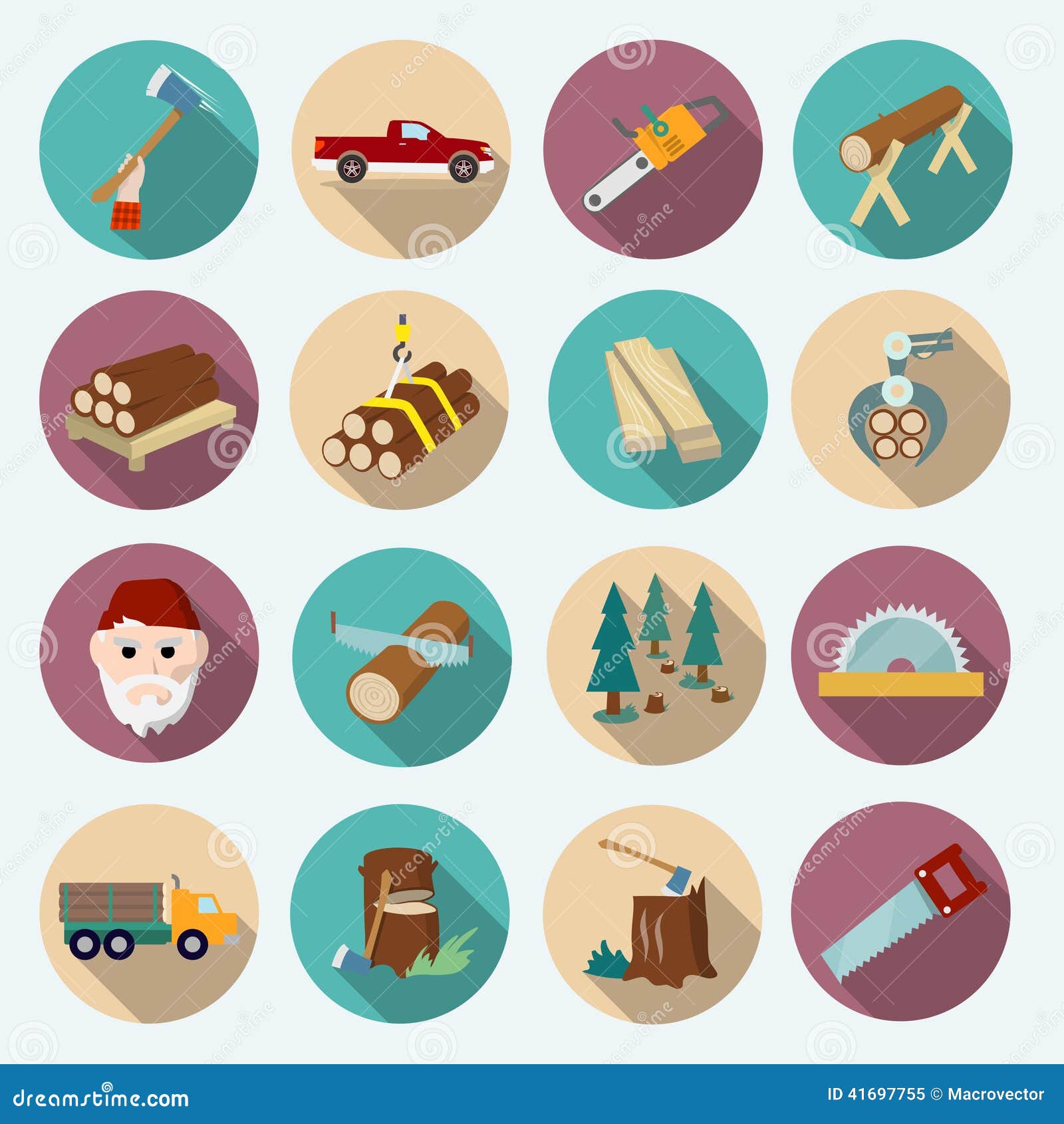 Lumberjack With Axe. Woodcutter Axeman For Logo Vector Illustration ...