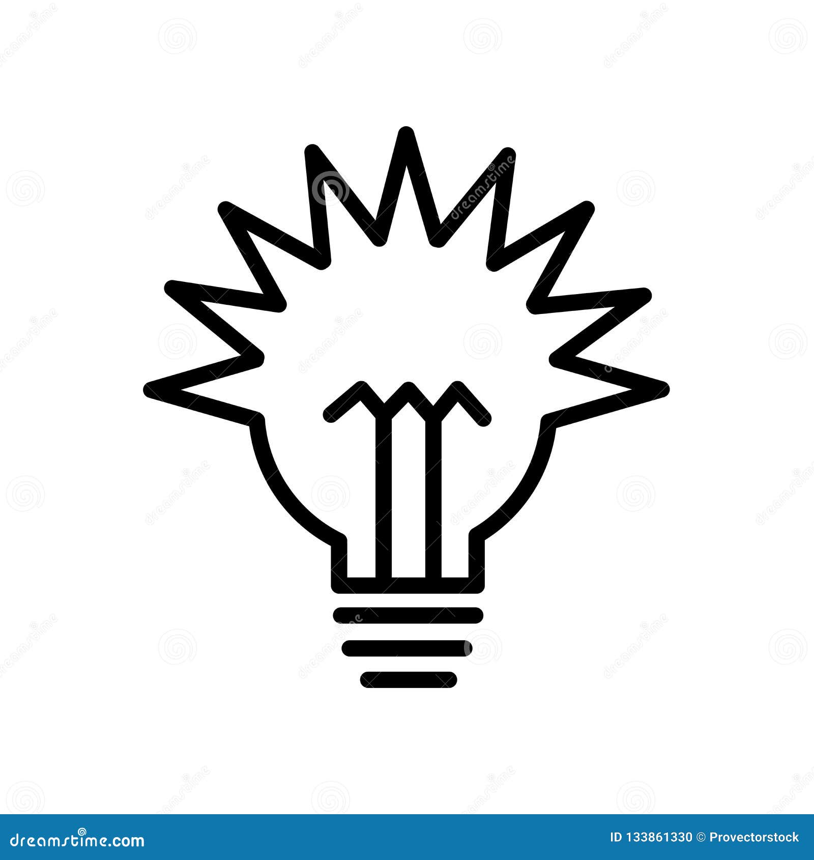 Lumen Icon Isolated on White Background Stock Vector - Illustration of ...