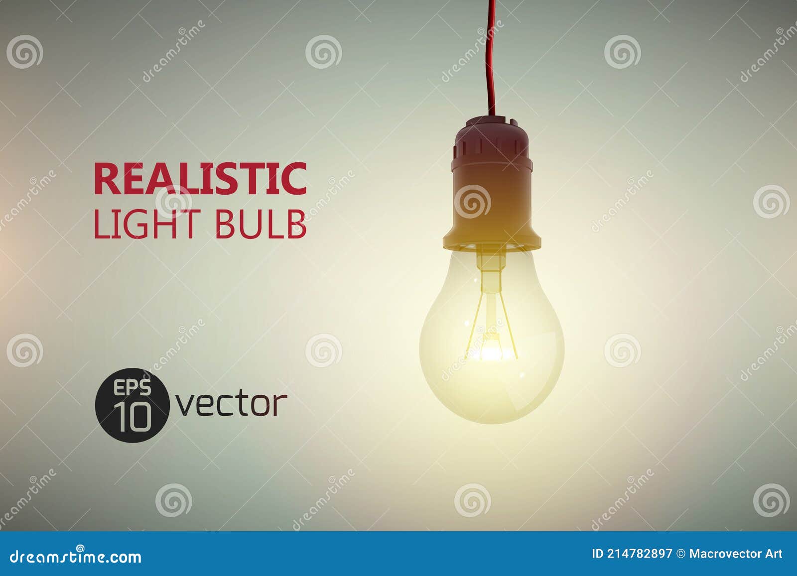 Luminant Light Bulb Background Stock Vector - Illustration of element ...