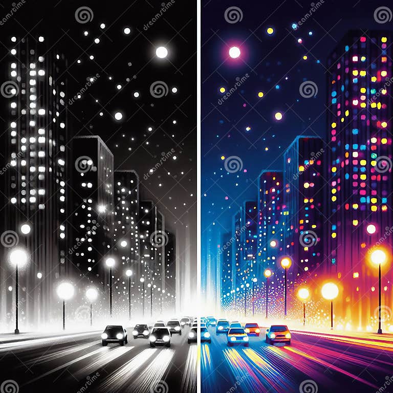 Luminogram Pixel Art a Luminogram with a Focus on Light Intens Stock ...