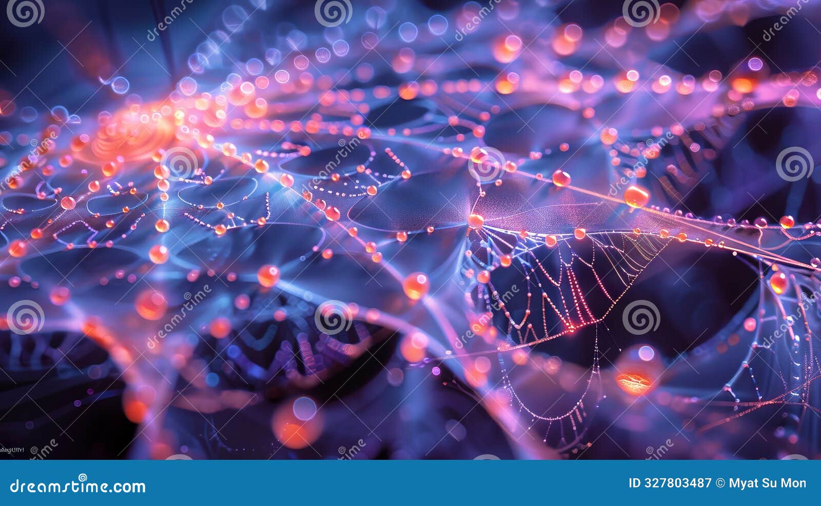 A Luminogram That Resembles A Dream Catcher, With Intricate Light ...
