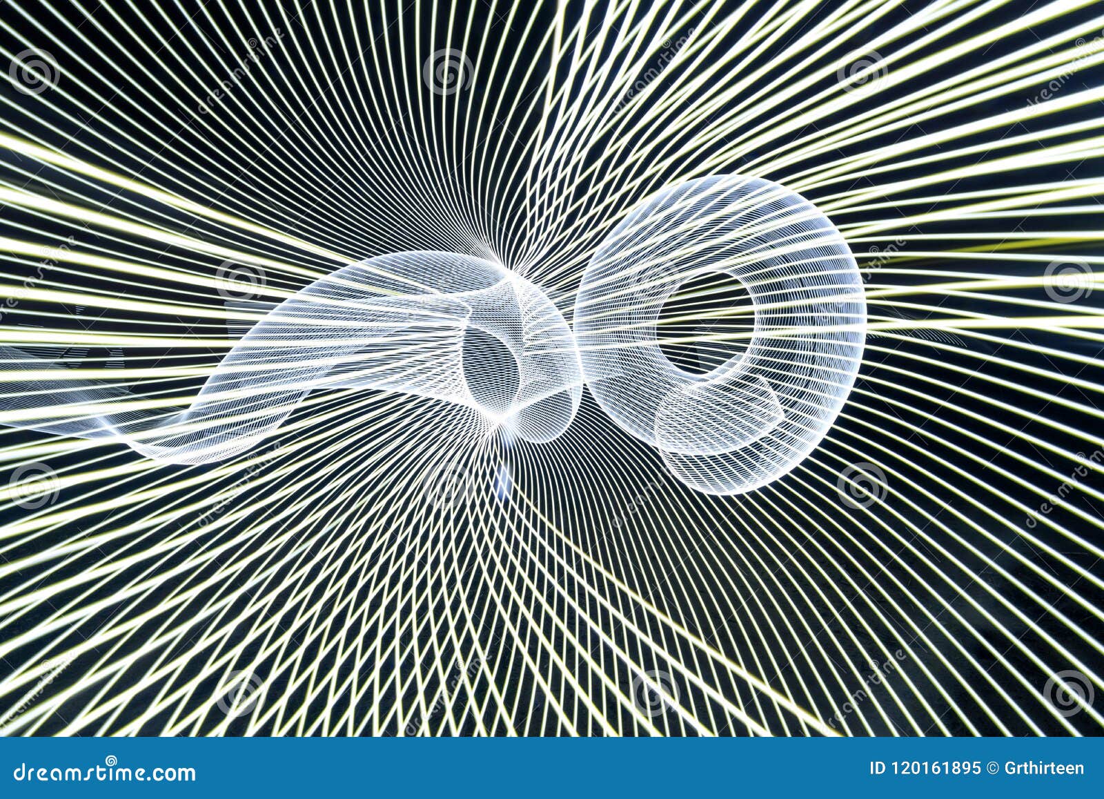 Luminography Abstract Background. LED Light Show Stock Illustration ...