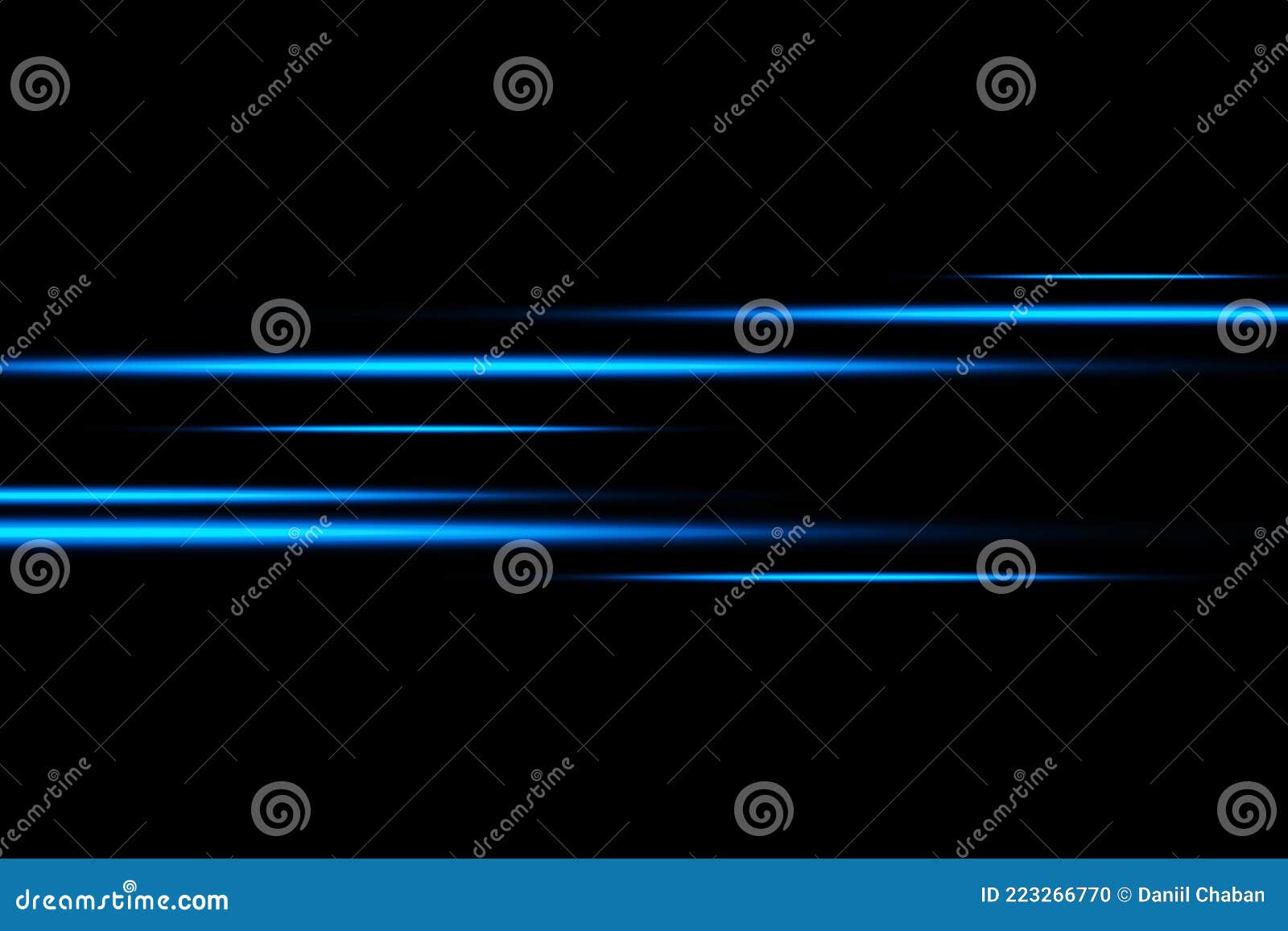 Luminous Blue Abstract Sparkling Lined Background. Premium Stock Vector ...