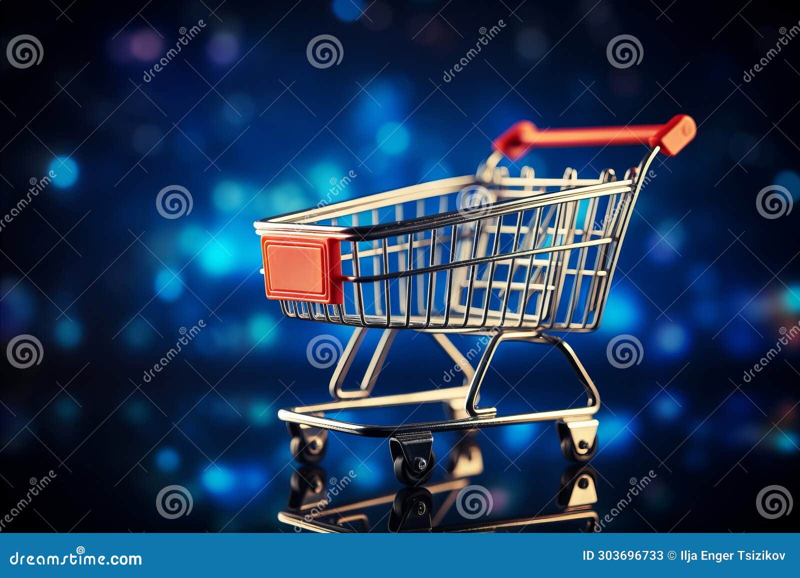 Luminous Blurred Bokeh Background with Innovative Product Displays and ...