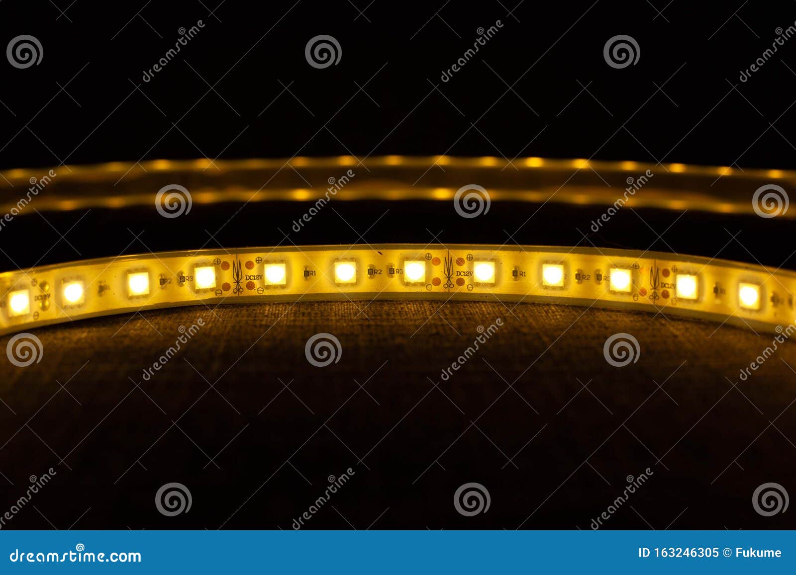 Luminous Diode Strips.LED Decorative Lighting for Home, Offices Stock ...