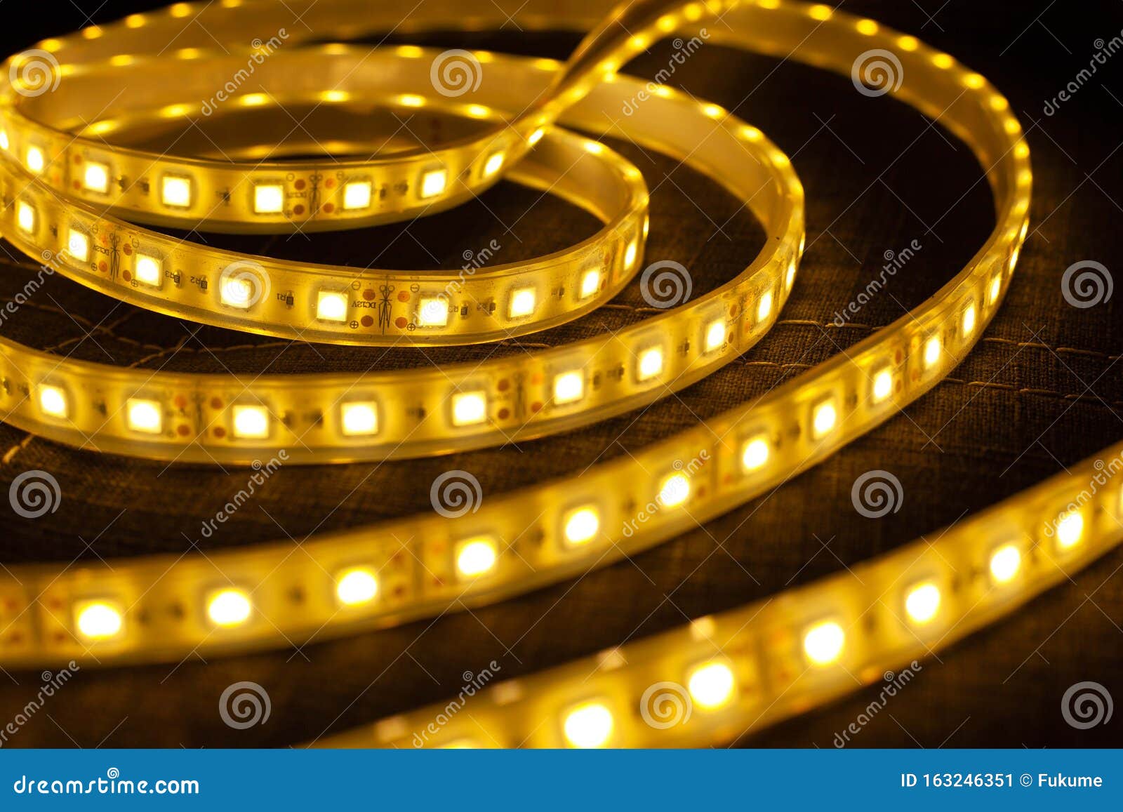 Luminous Diode Strips.LED Decorative Lighting for Home, Offices Stock ...