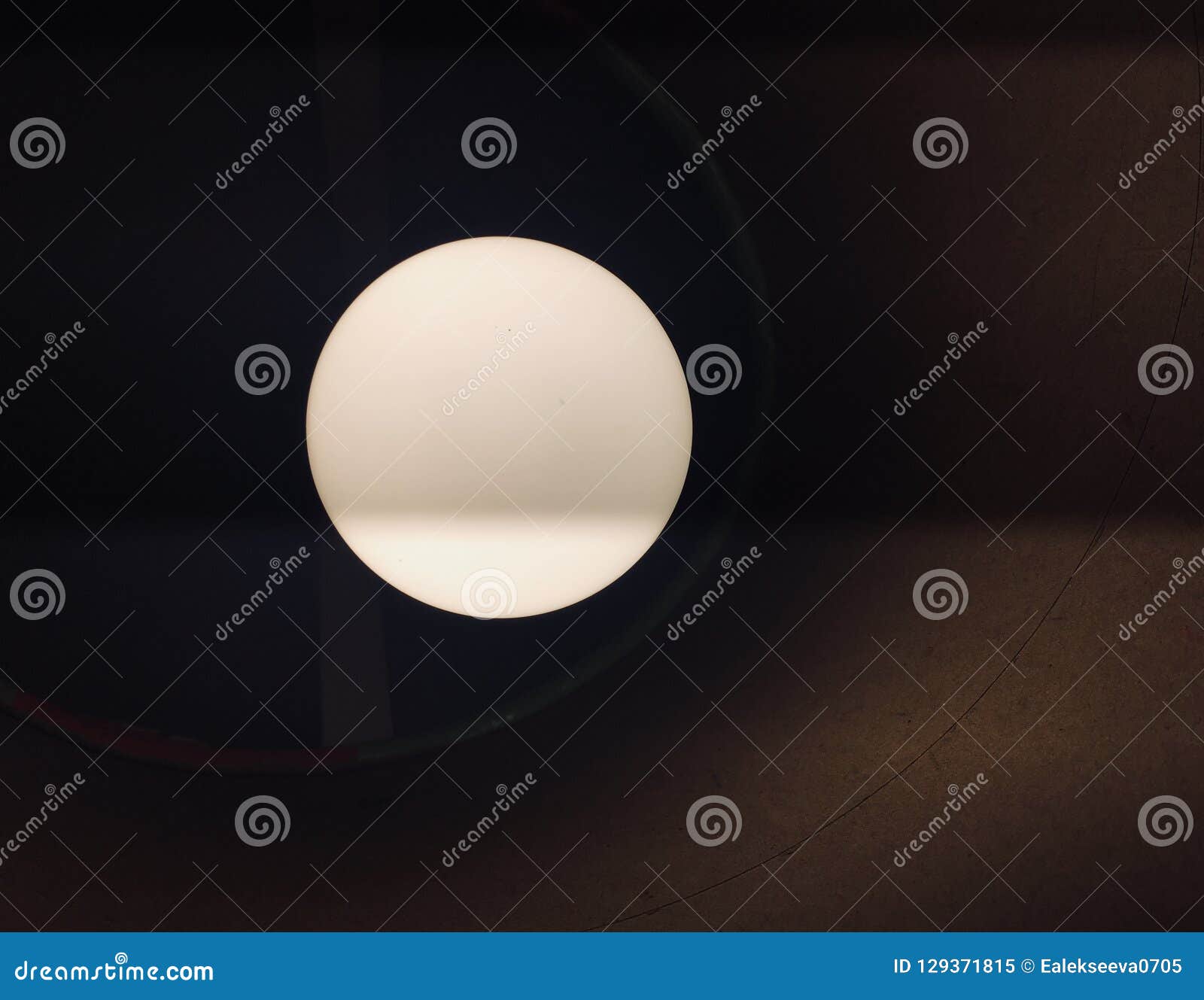 Luminous disk stock image. Image of lamp, glow, electricity - 129371815