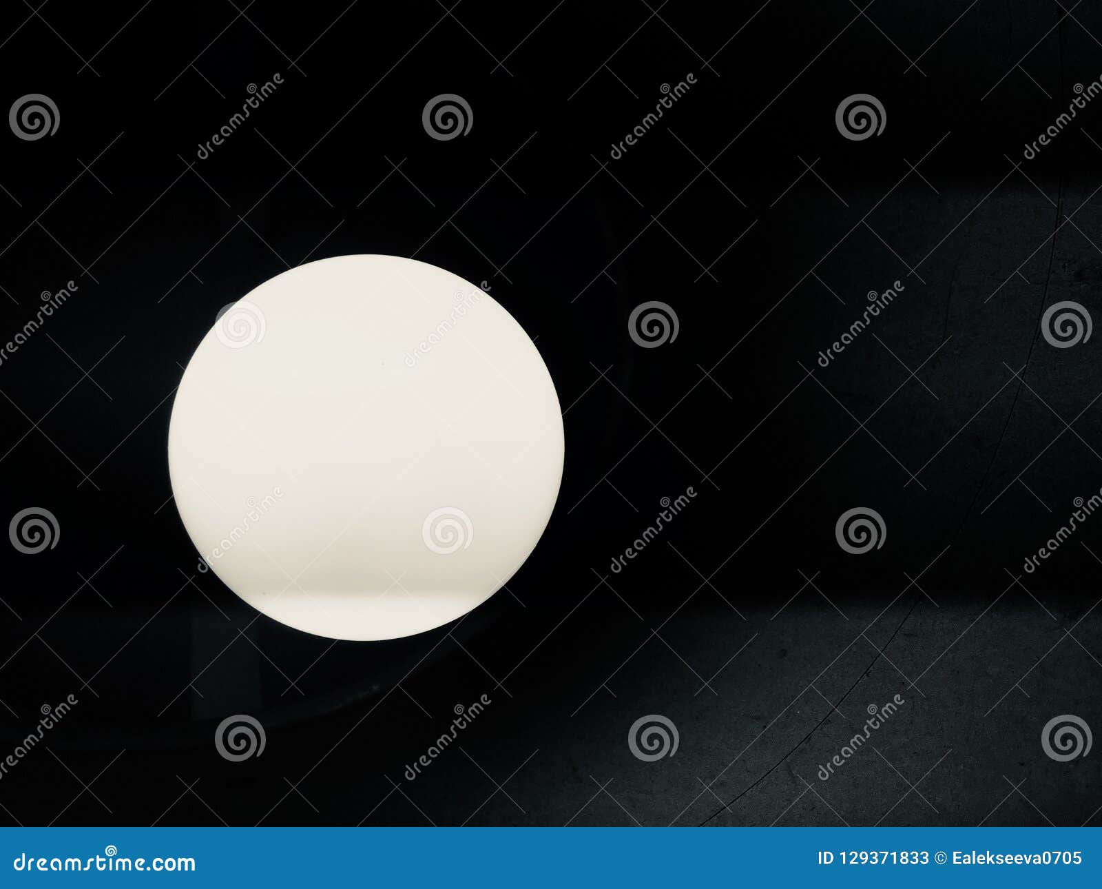Luminous disk stock image. Image of electricity, lamp - 129371833