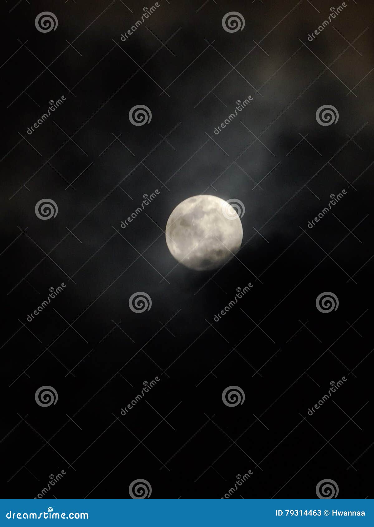 Luminous full moon stock image. Image of lunar, moon - 79314463