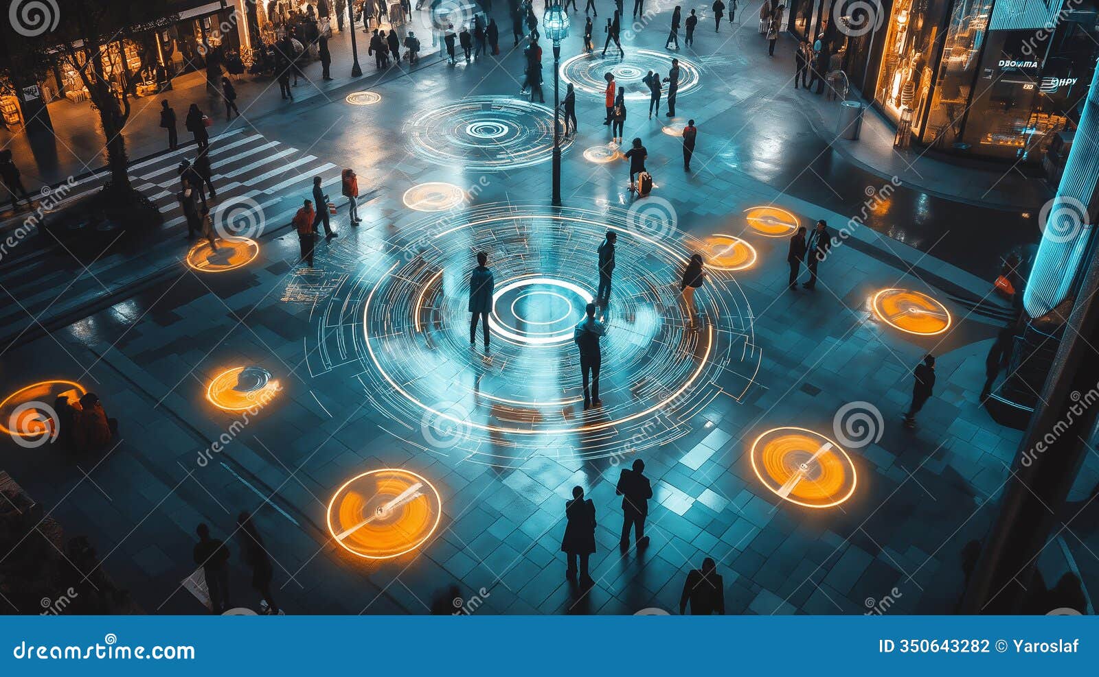 Luminous Interactive Art Transforming Urban Landscape, Blending ...