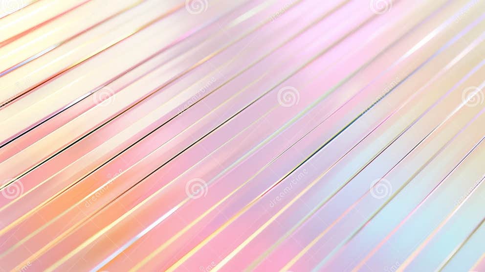 Luminous Linear Pattern on a Pastel Metallic Texture. AI Generated ...