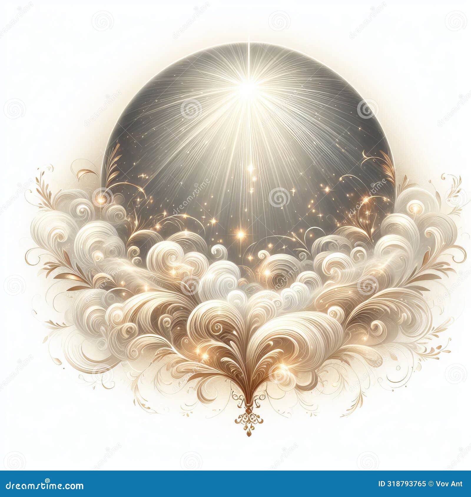 Luminous Mist Effect a Soft, Ethereal Misty Effect that Radiate Stock ...