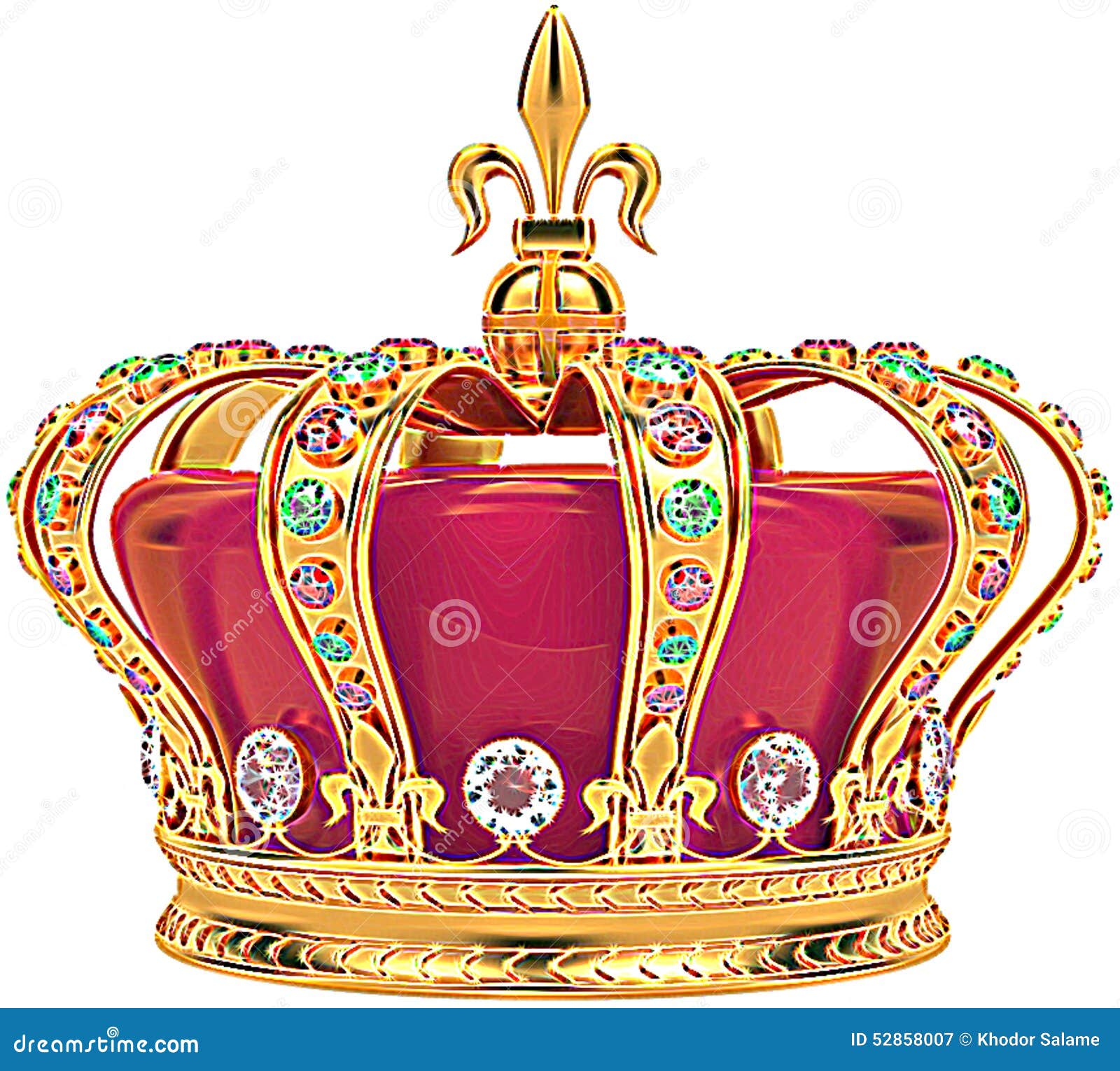 Royal Crown stock image. Image of diamond, gleaming, logo - 52858007